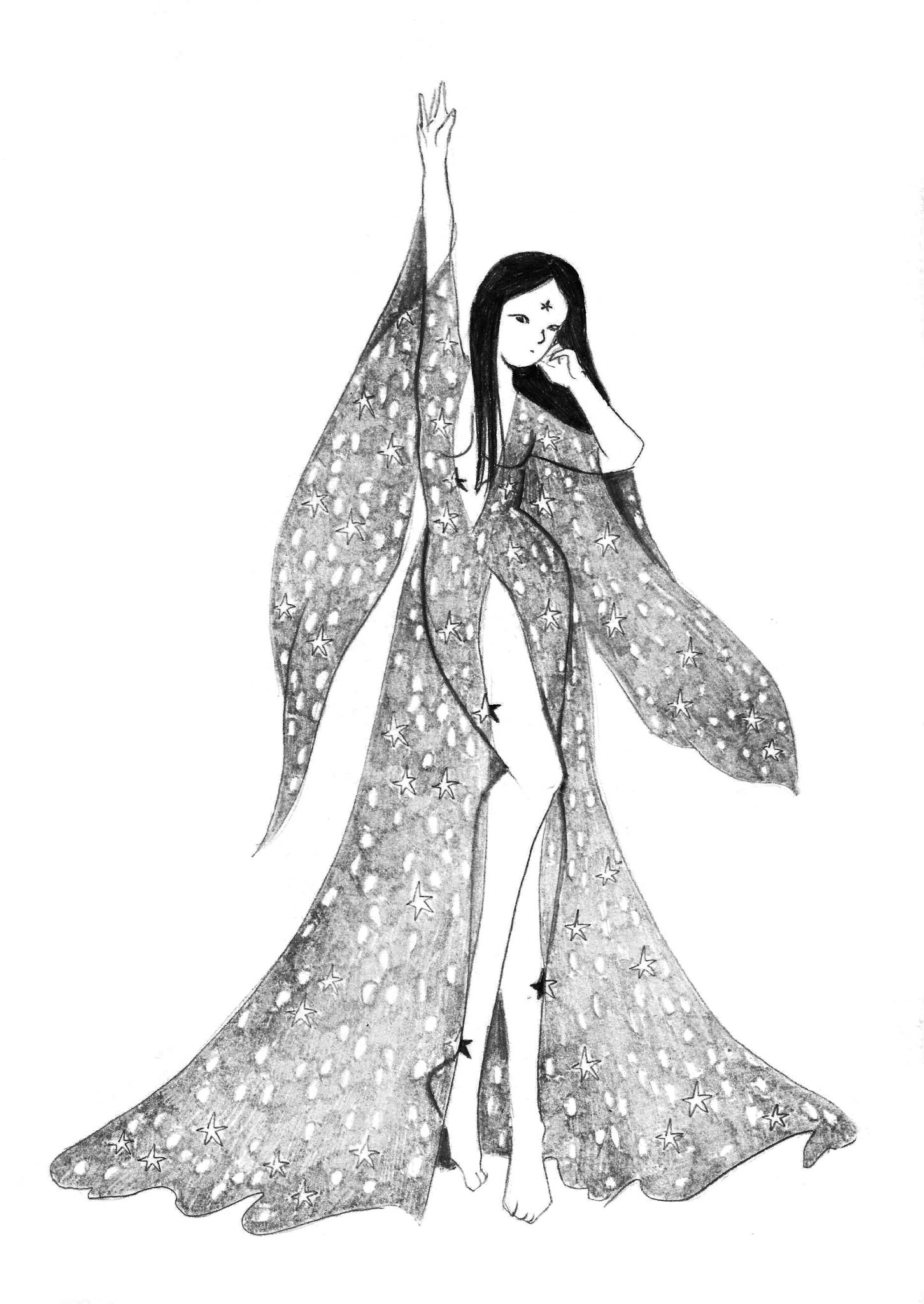 Nuit, Egyptian Goddess of the Night Sky - Crystal Vaults