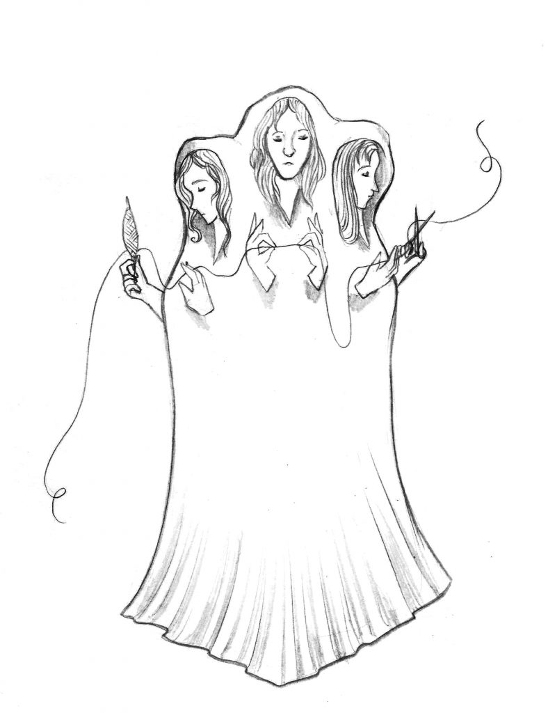 The Moirae, Greek Goddess of Fate - Crystal Vaults