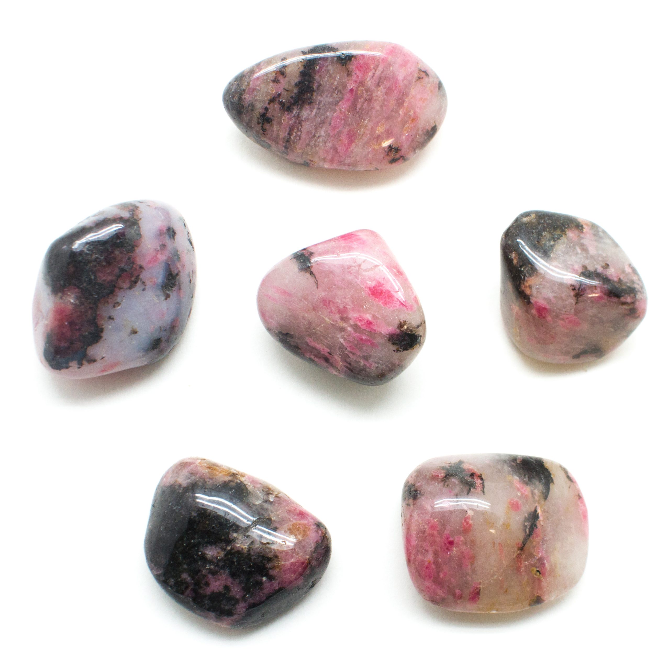 Rhodonite Tumbled Stones (Lg.) - Crystal Vaults