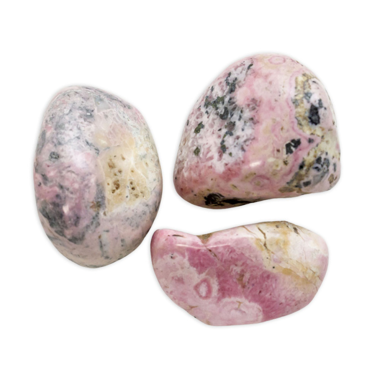 Rhodonite Tumbled Set (XL) - Crystal Vaults