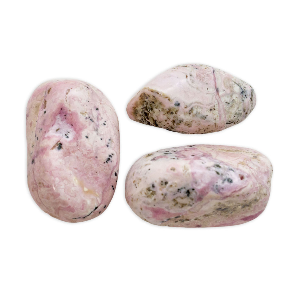 Rhodonite Tumbled Set (XL) - Crystal Vaults