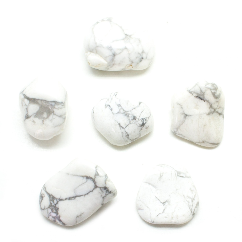Howlite Tumbled Set (Large) - Crystal Vaults