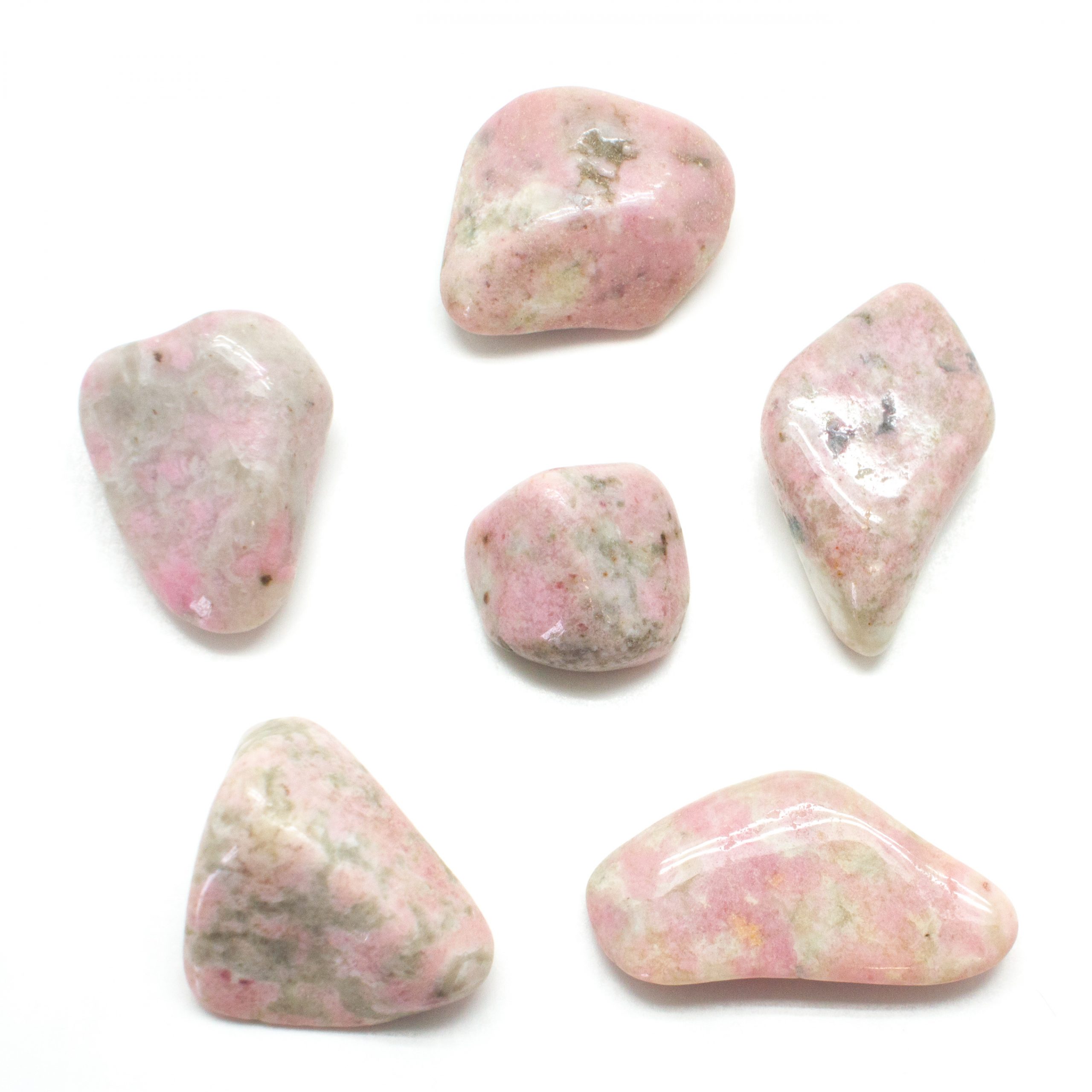 Thulite Tumbled Set (LG) - Crystal Vaults