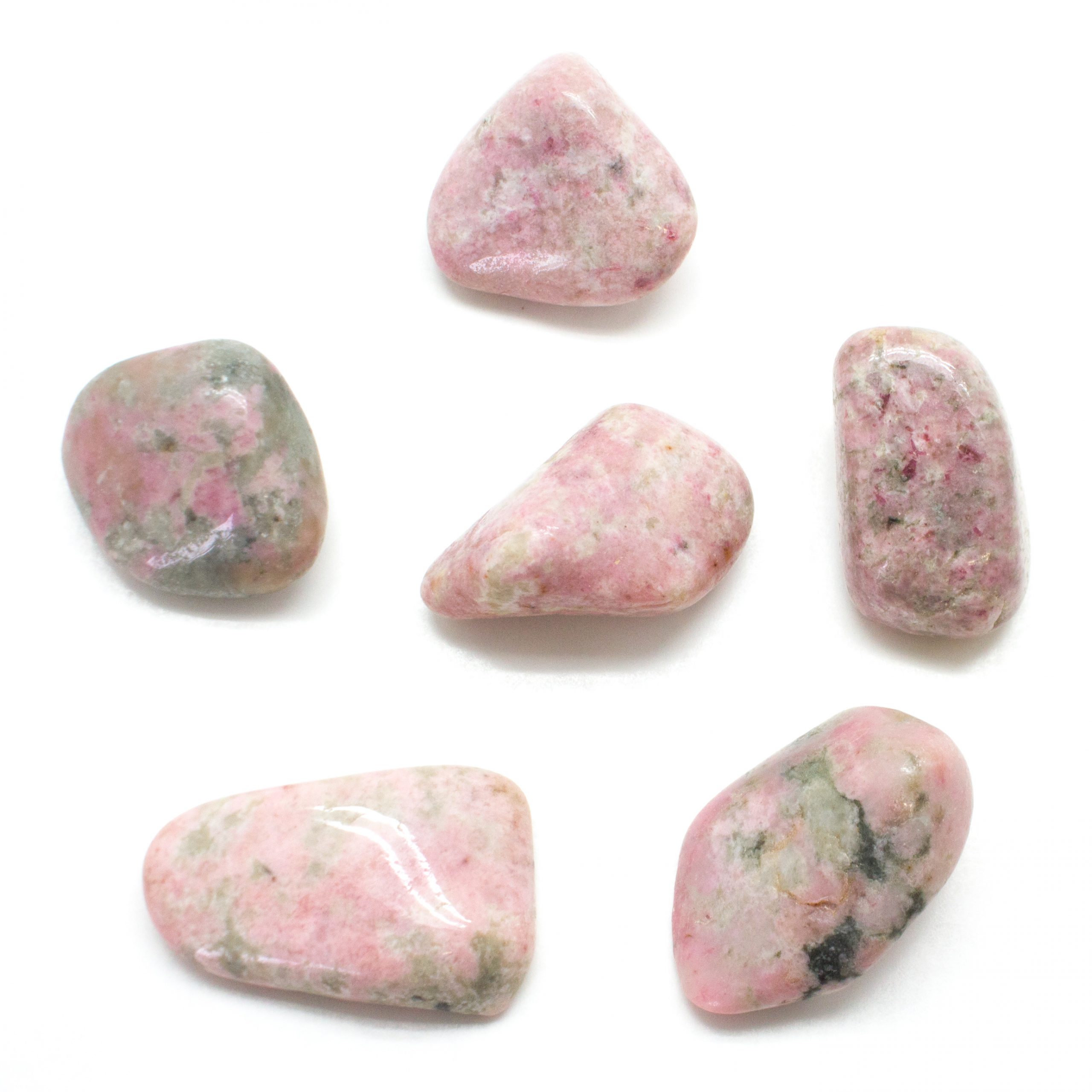 Thulite Tumbled Set (LG) - Crystal Vaults