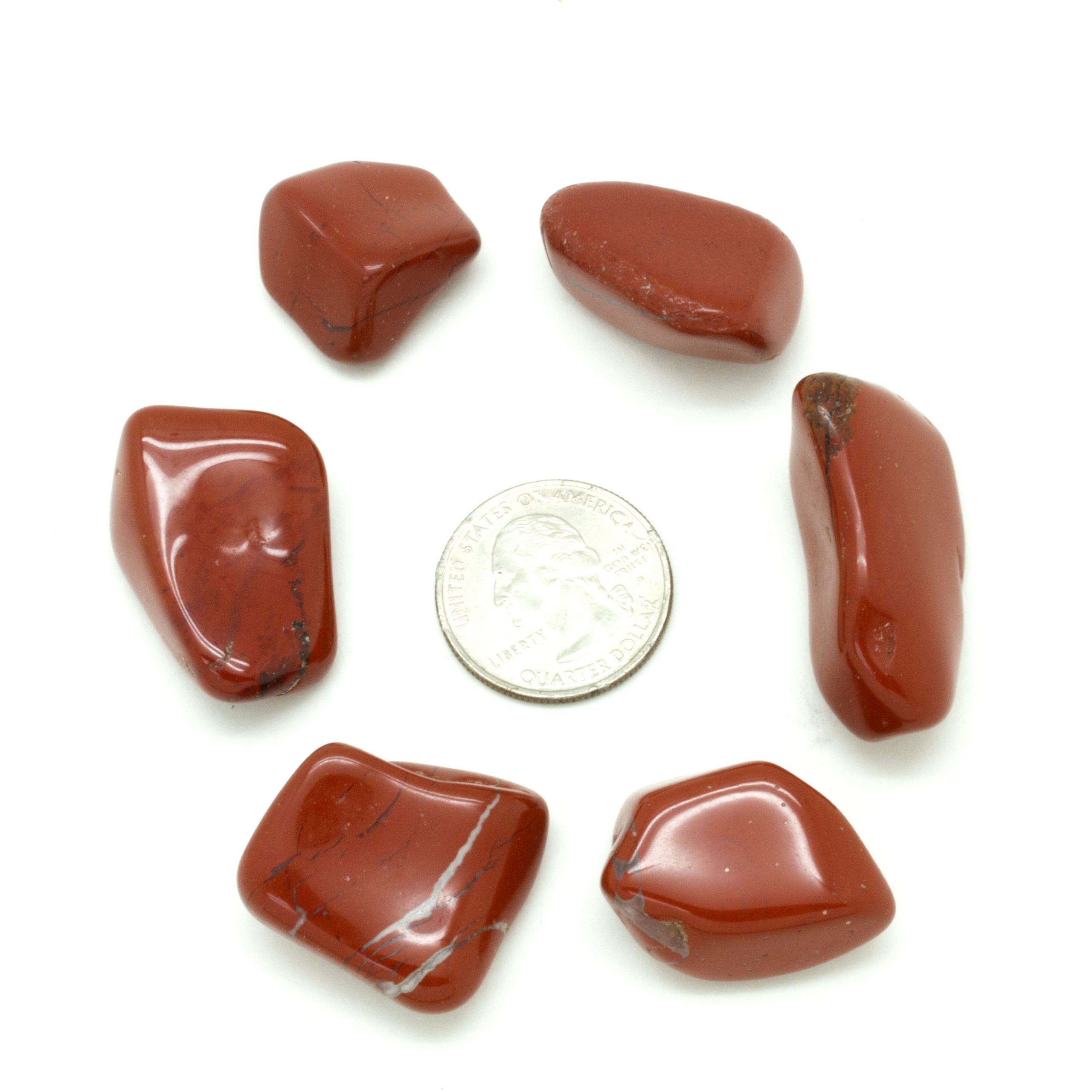 Red Jasper Medium Tumbled Set - Crystal Vaults