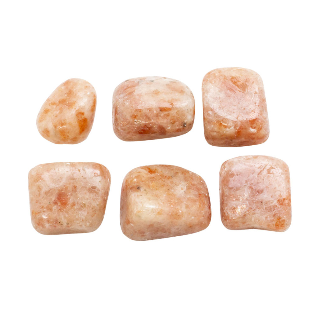 Sunstone Tumbled Set (Large) - Crystal Vaults