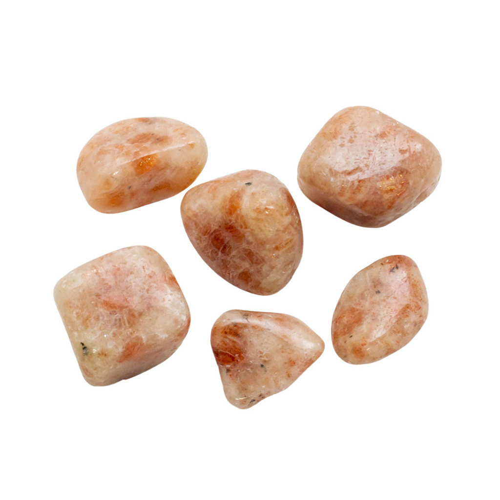 Sunstone Tumbled Set (Large) - Crystal Vaults