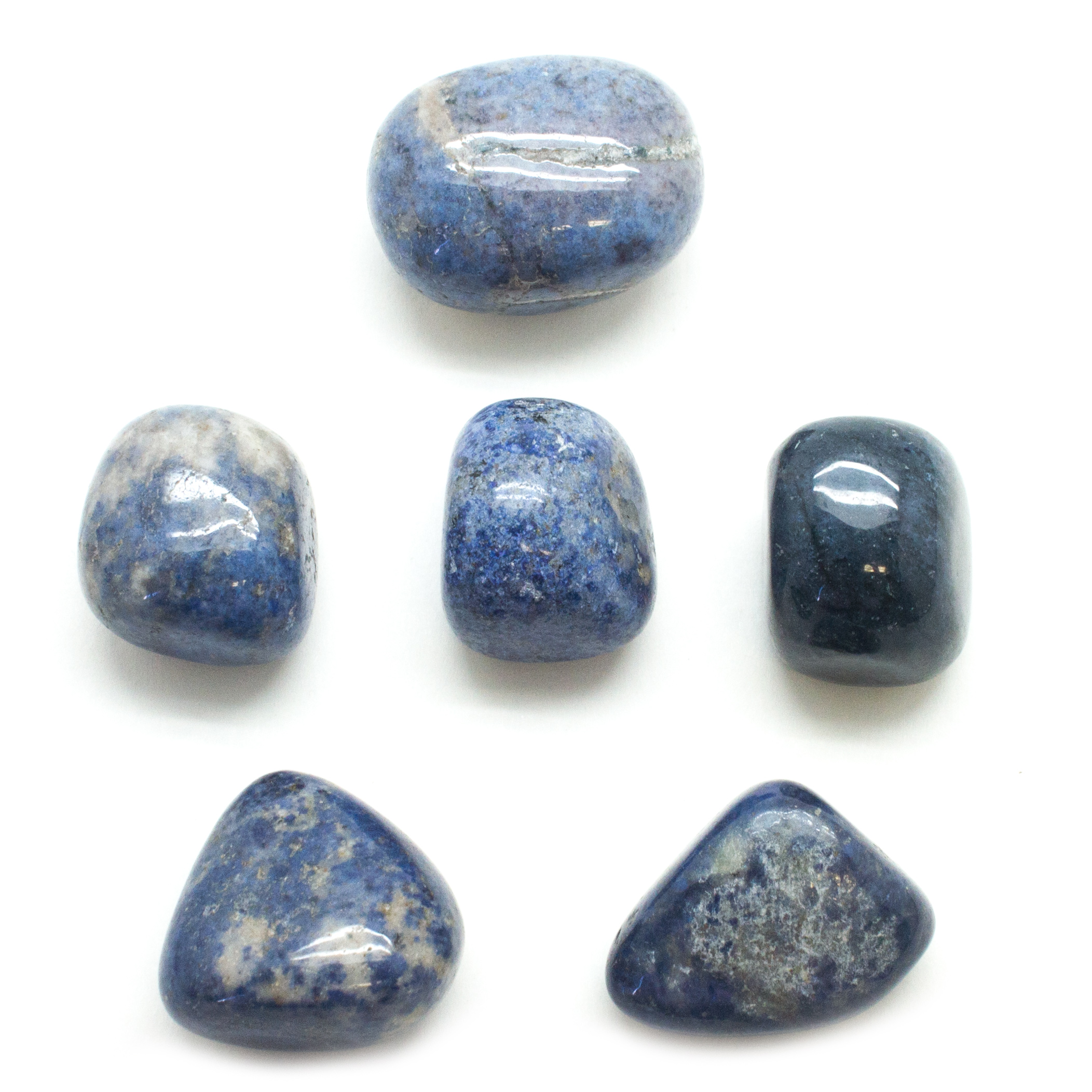 Dumortierite Tumbled Set (Large) - Crystal Vaults