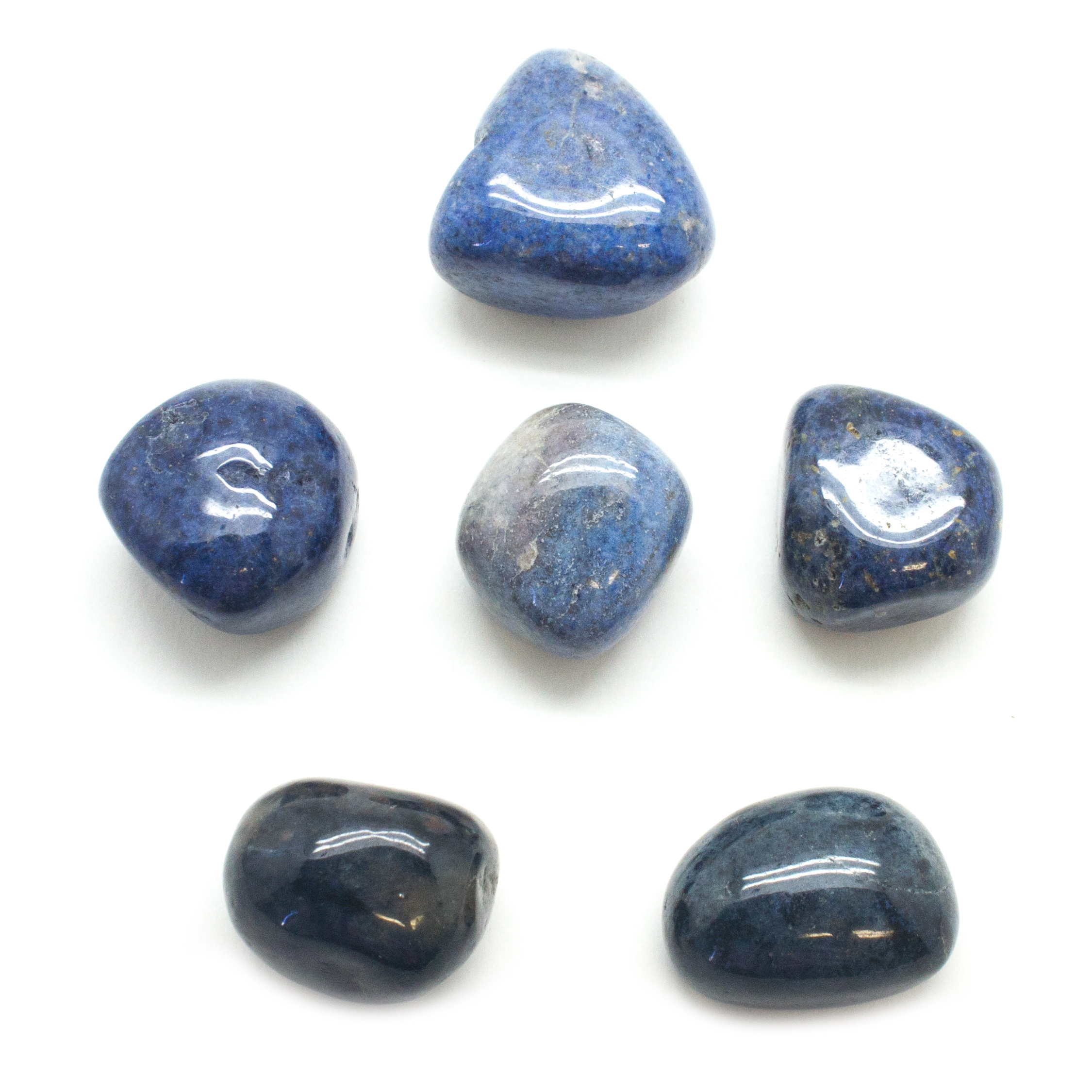 Dumortierite Tumbled Set (Large) - Crystal Vaults