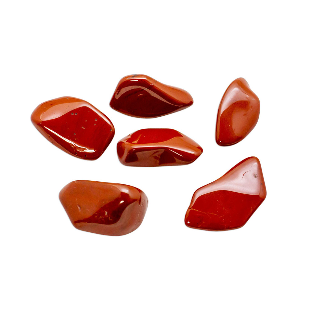 Red Jasper Tumbled Stone Set (Large) - Crystal Vaults