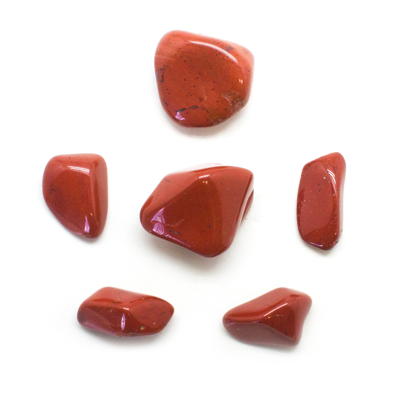 Red Jasper Tumbled Stone Set (Large) - Crystal Vaults