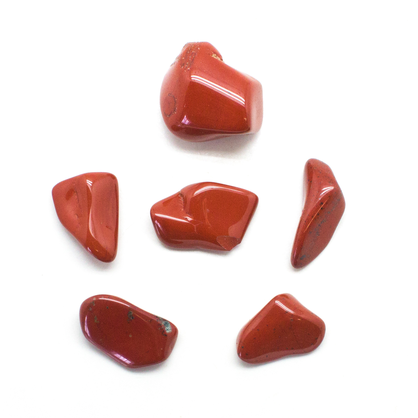 Red Jasper Tumbled Stone Set (Large) - Crystal Vaults