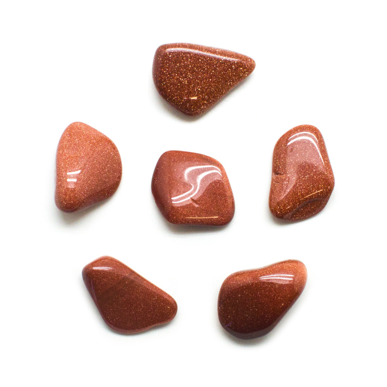 Goldstone Tumbled Stone Set (Small) - Crystal Vaults