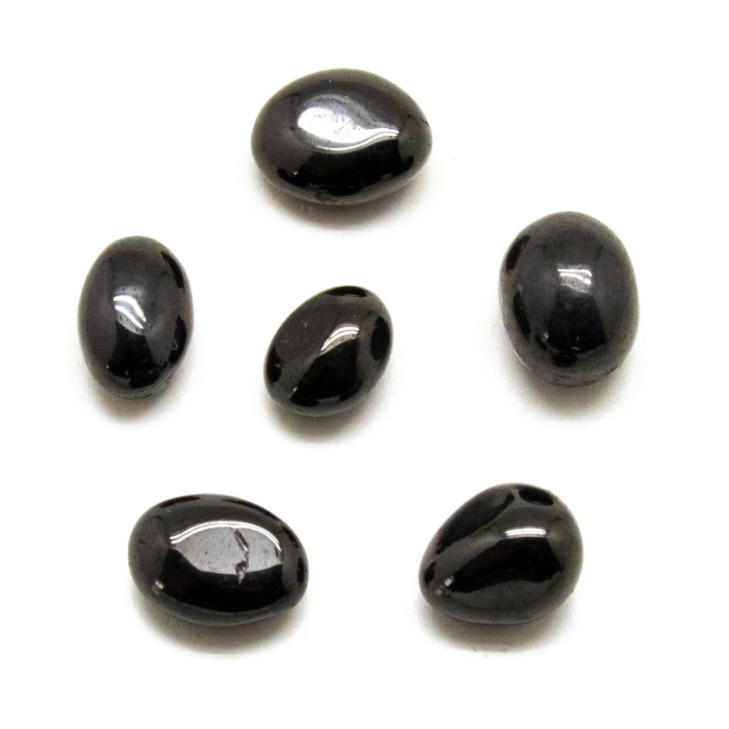 Jet Tumbled Stone Set (Medium) - Crystal Vaults