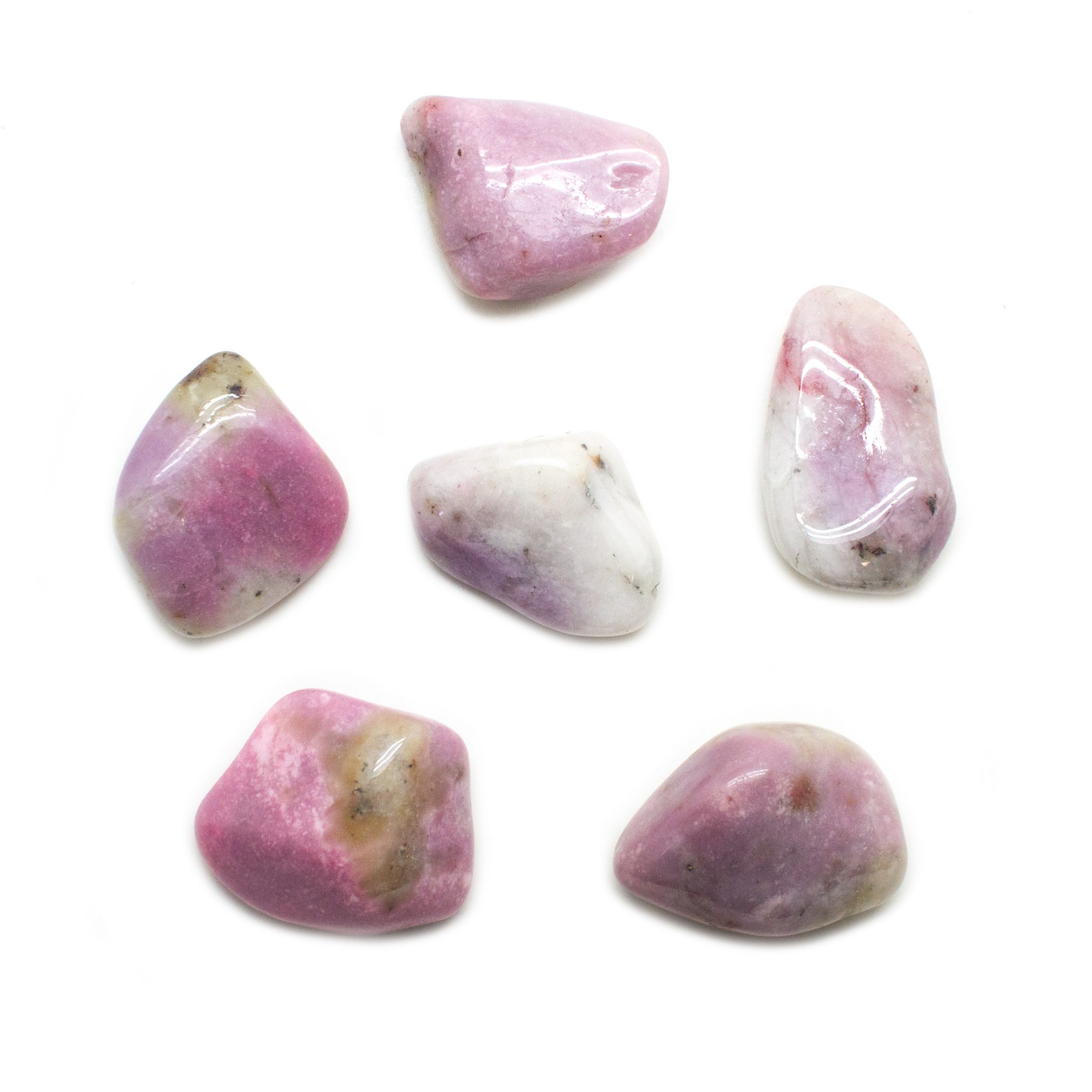 Thulite Tumbled Set (Extra Large) - Crystal Vaults