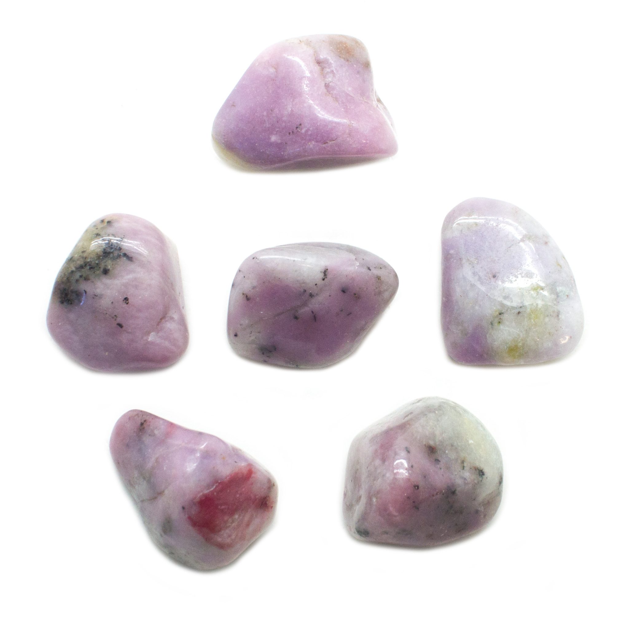 Thulite Tumbled Set (Extra Large) - Crystal Vaults