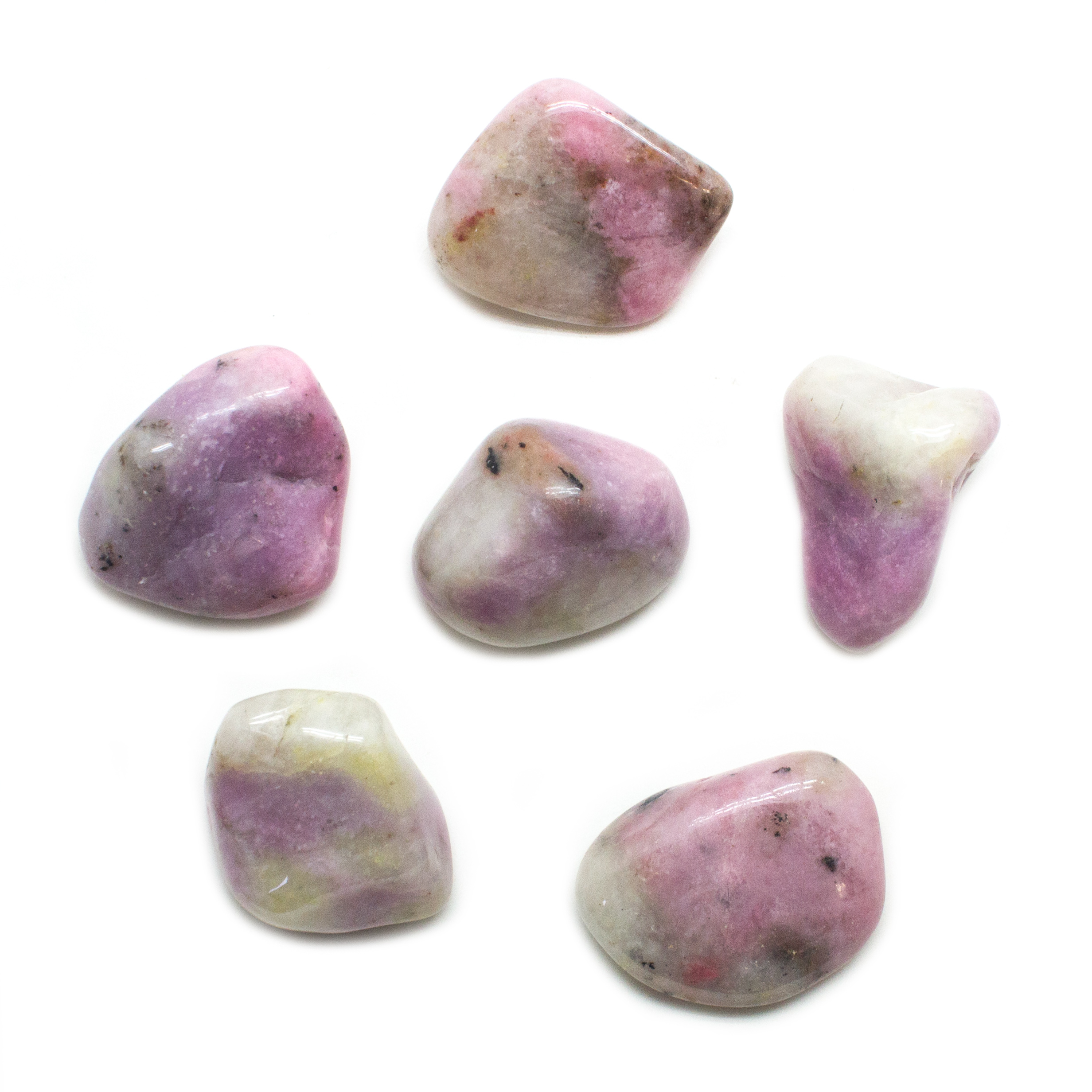 Thulite Tumbled Set (Extra Large) - Crystal Vaults