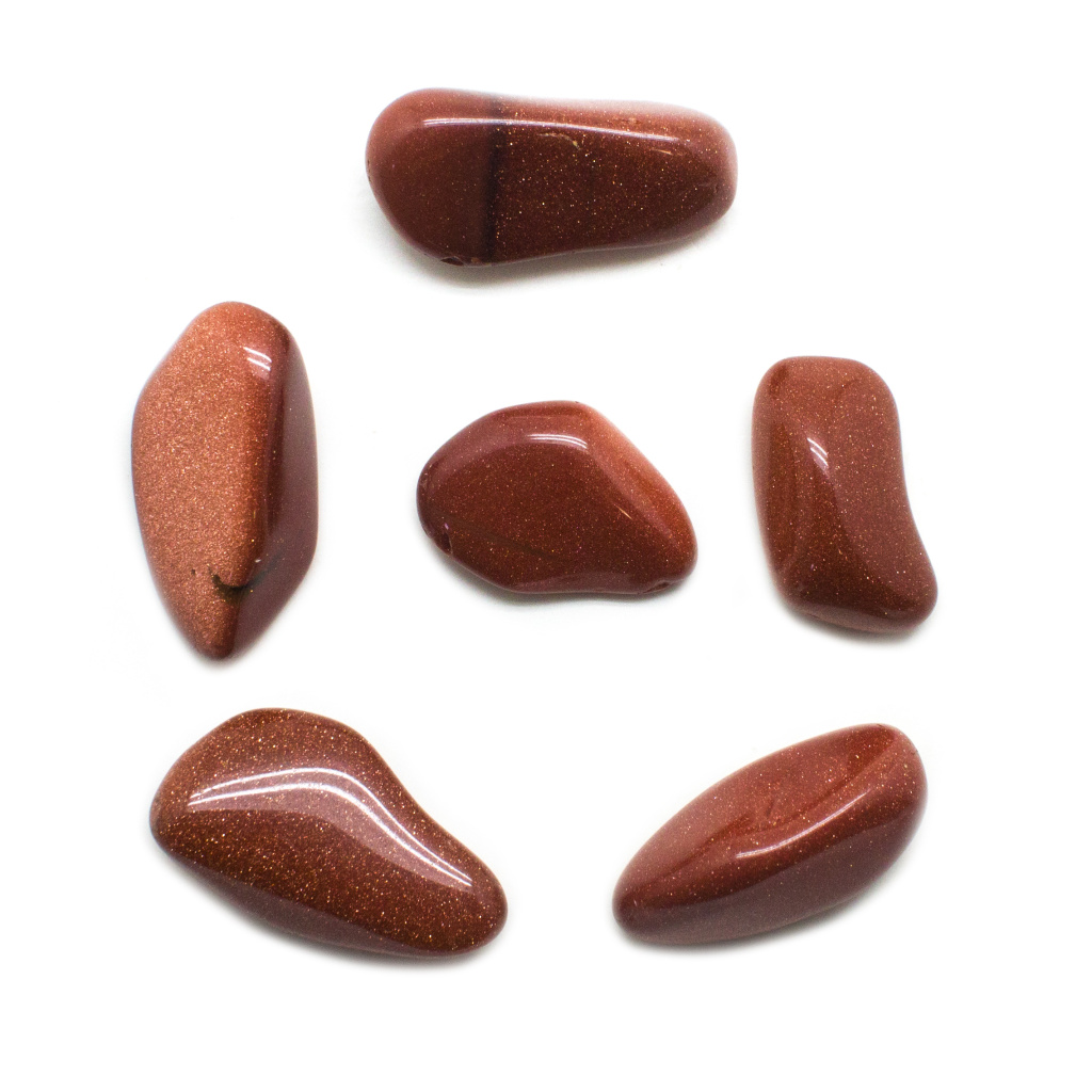 Goldstone Tumbled Stone Set (Extra Large) - Crystal Vaults