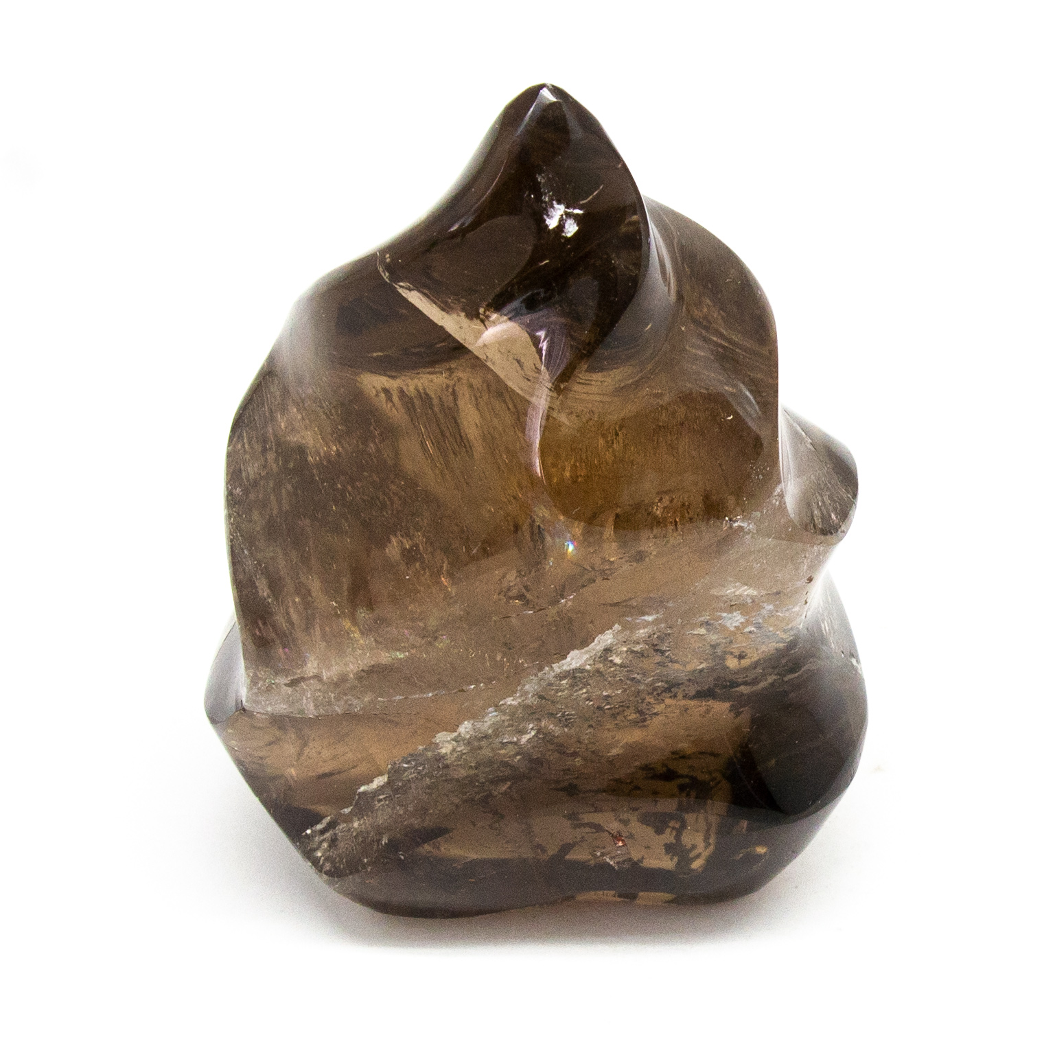 Smoky Quartz Flame // Freeform // Chakra // Healing stone // Natural ...