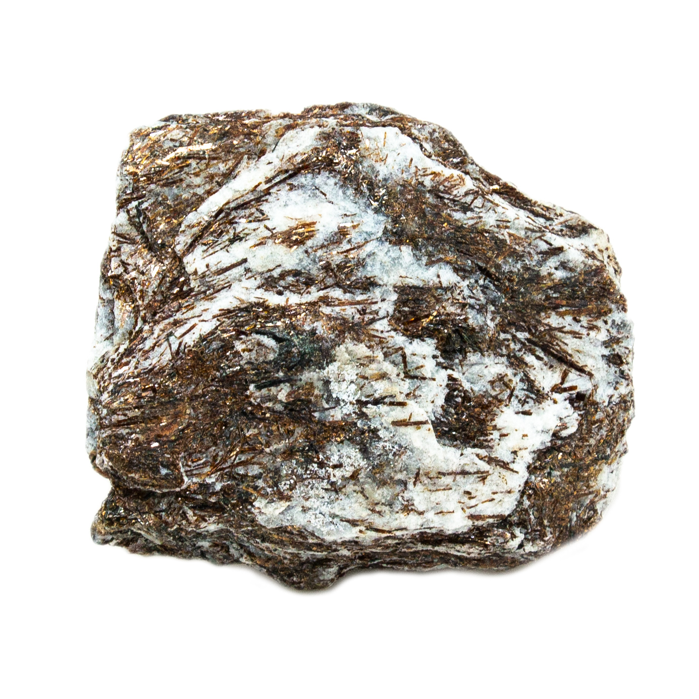 Jewelry & Beauty Astrophyllite freeform triangle two sides polished ...