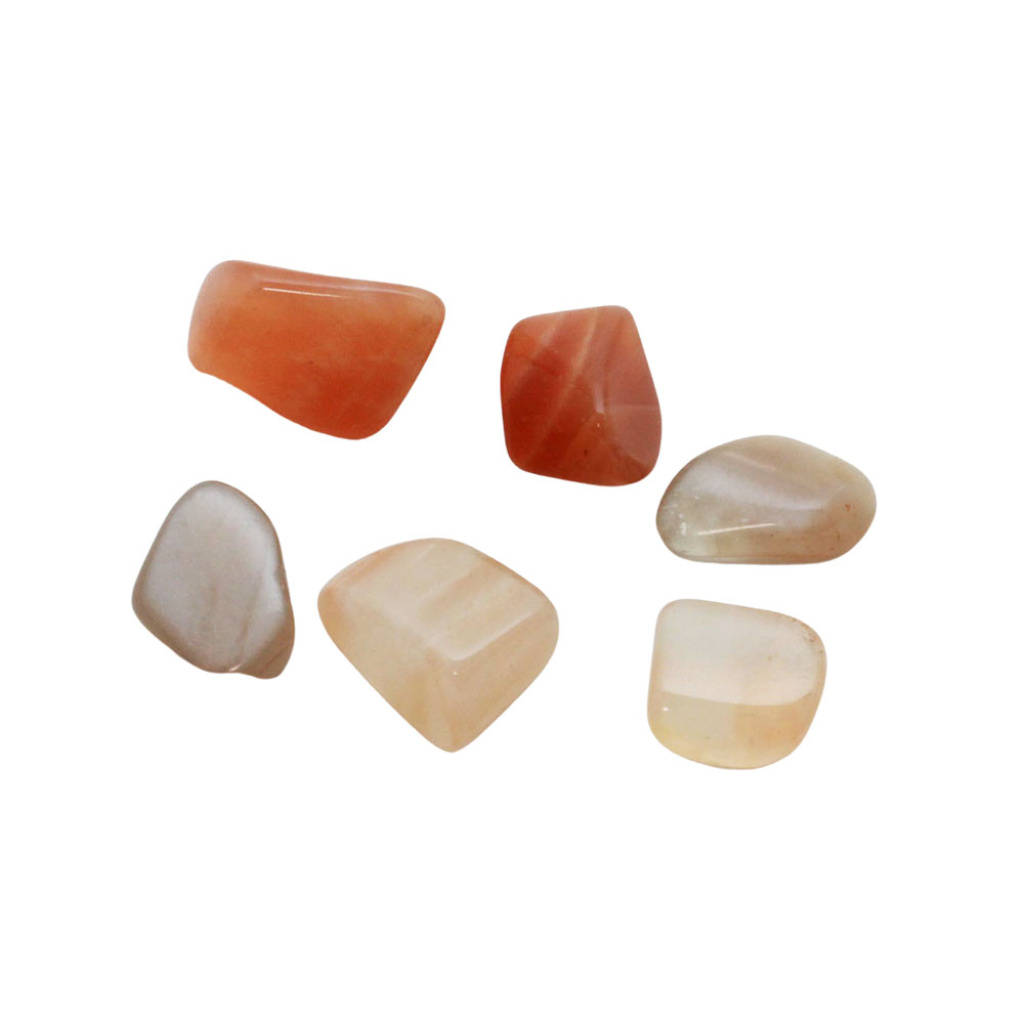 Earth Tone Moonstone Tumbled Set (Extra Small) - Crystal Vaults