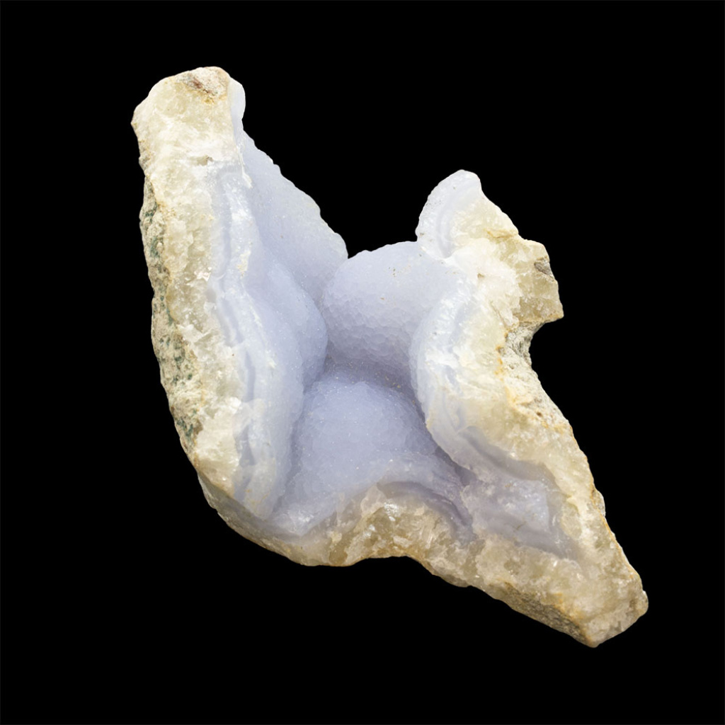 Blue Lace Agate in Matrix - Crystal Vaults