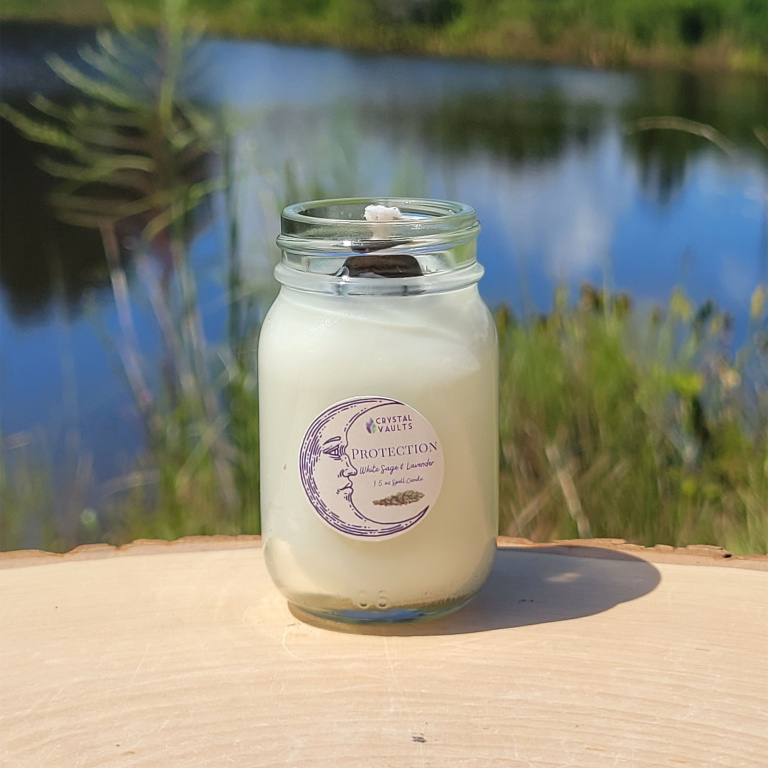 Protection Spell Candle - Crystal Vaults