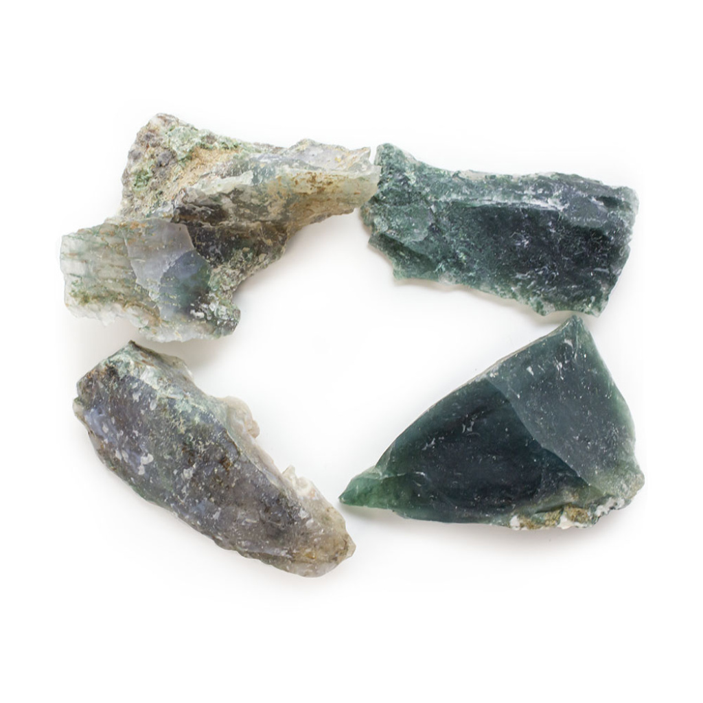 Raw Moss Agate Crystal (M) - Crystal Vaults