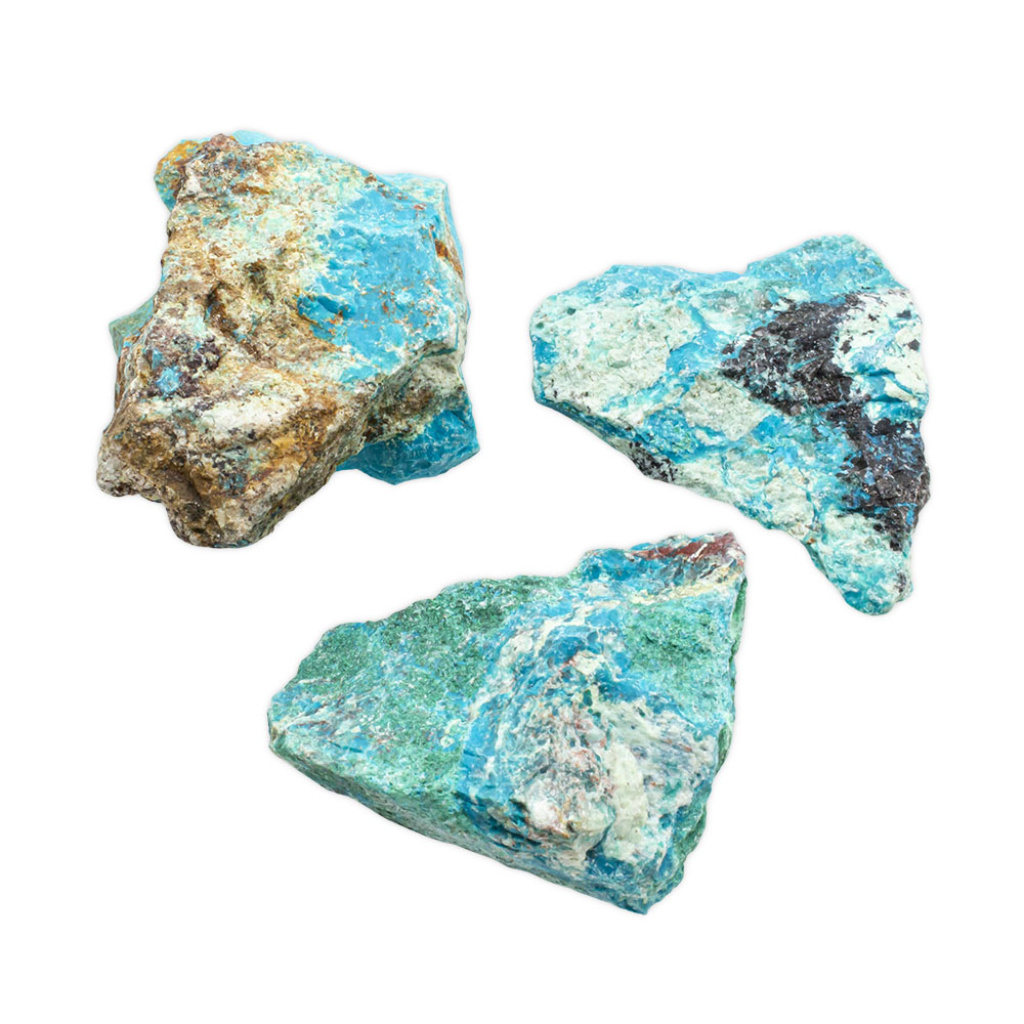 Chrysocolla Raw Crystal M - Crystal Vaults
