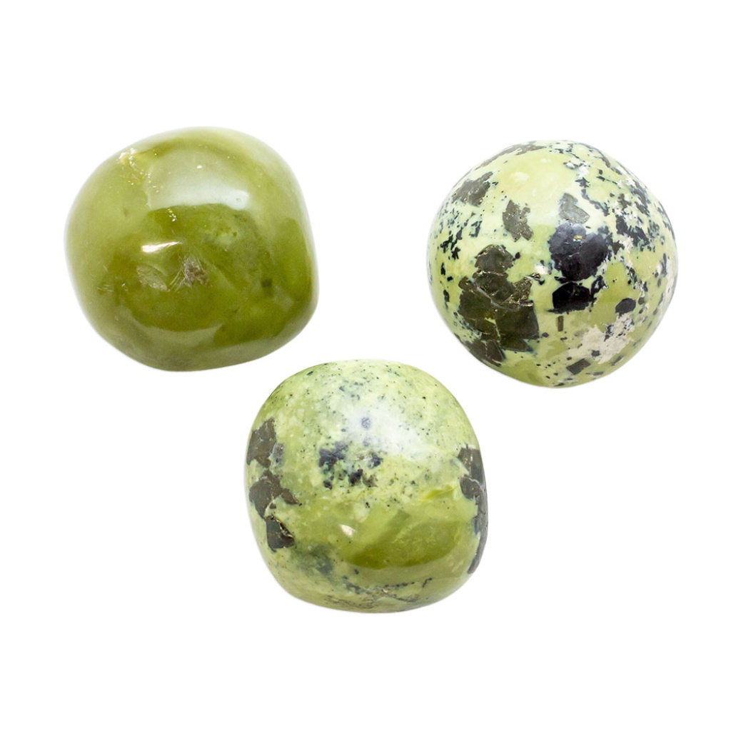 Dark Serpentine Tumbled Set (Large) - Crystal Vaults