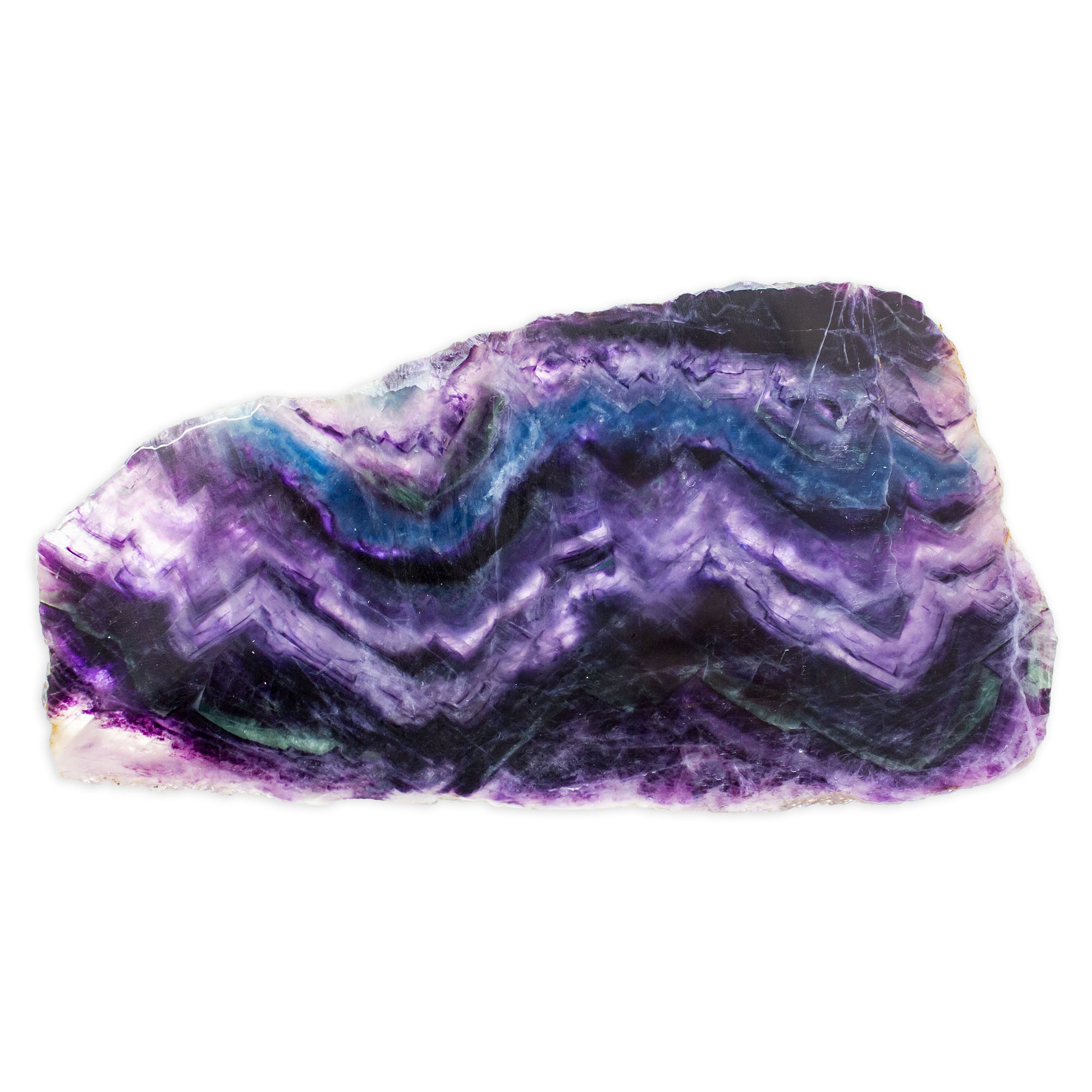 Fluorite Slice - Crystal Vaults