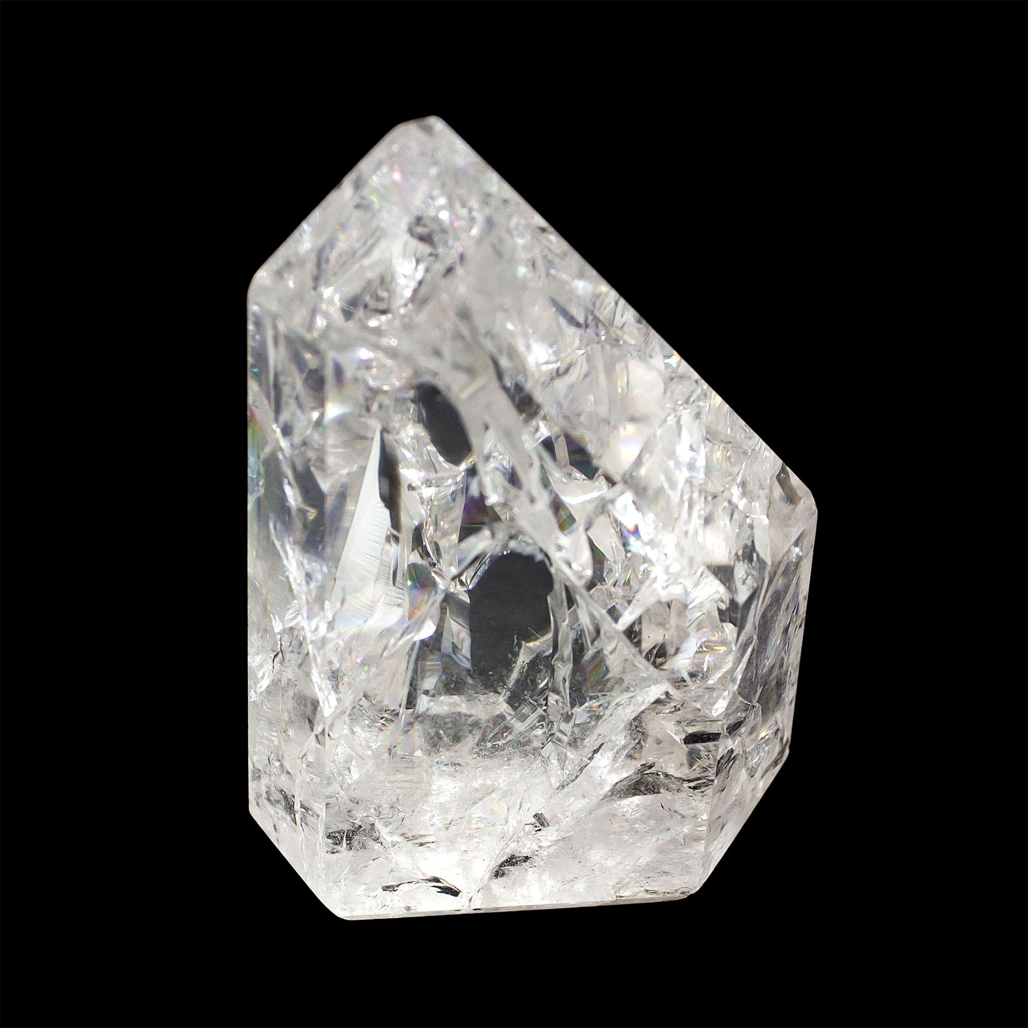 Fire and Ice Quartz Point - Crystal Vaults