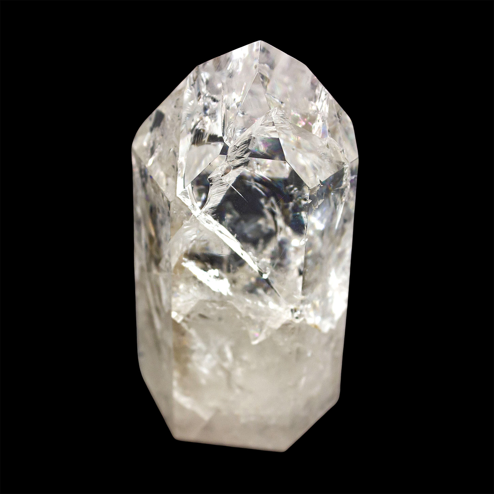 Fire and Ice Quartz Point - Crystal Vaults