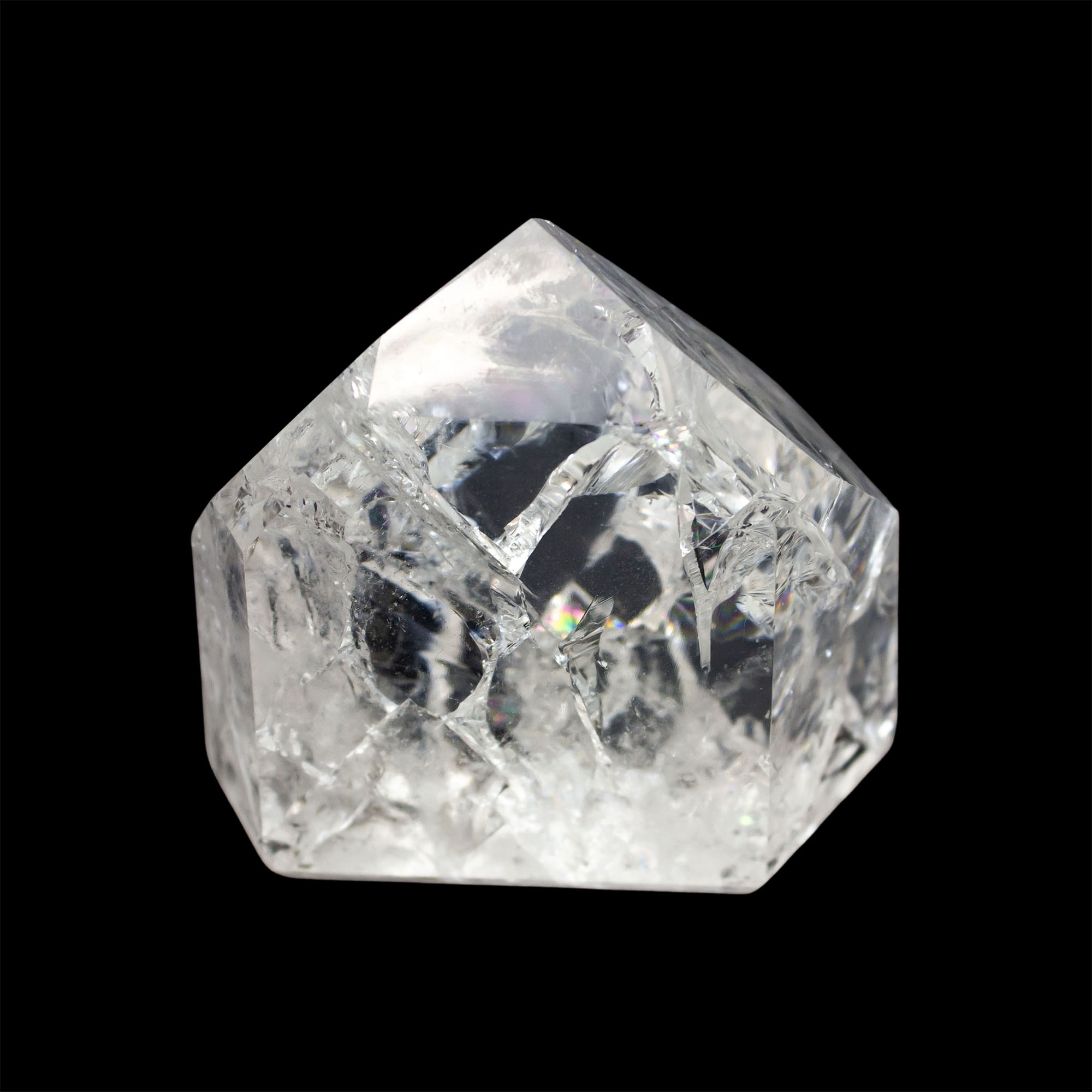 Fire and Ice Quartz Point - Crystal Vaults