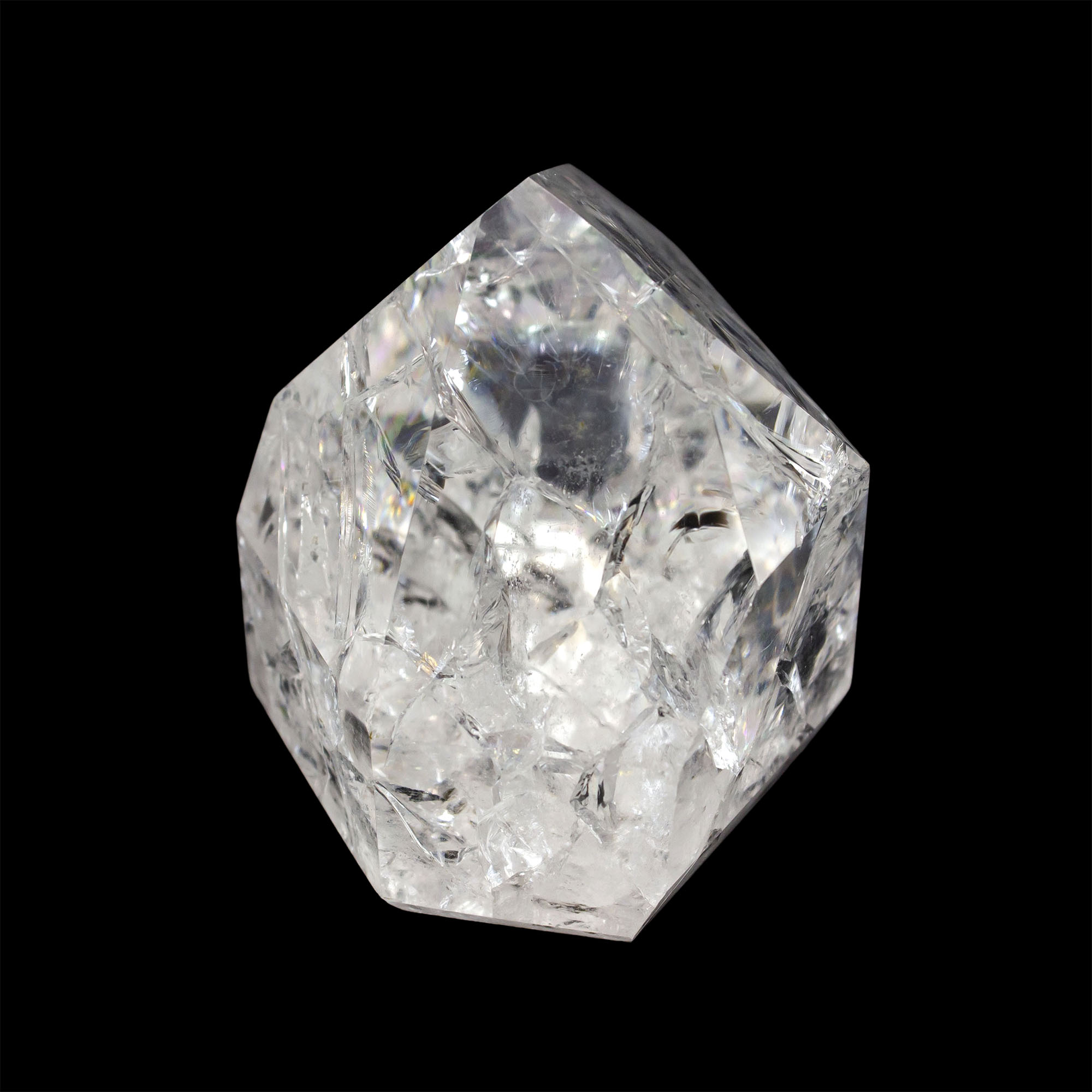 Fire and Ice Quartz Point - Crystal Vaults