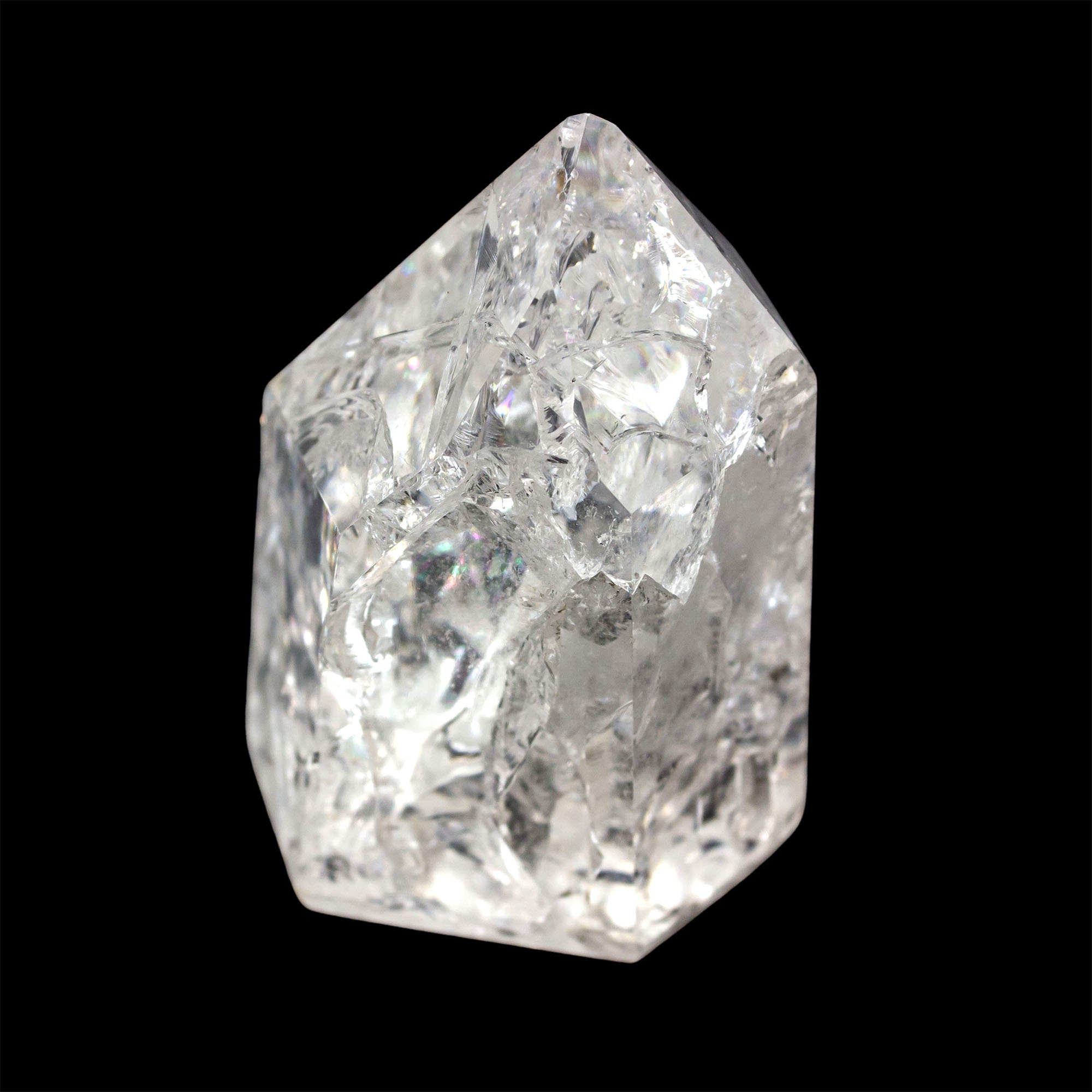 Fire and Ice Quartz Point - Crystal Vaults