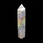 Angel Aura Howlite Point - Crystal Vaults