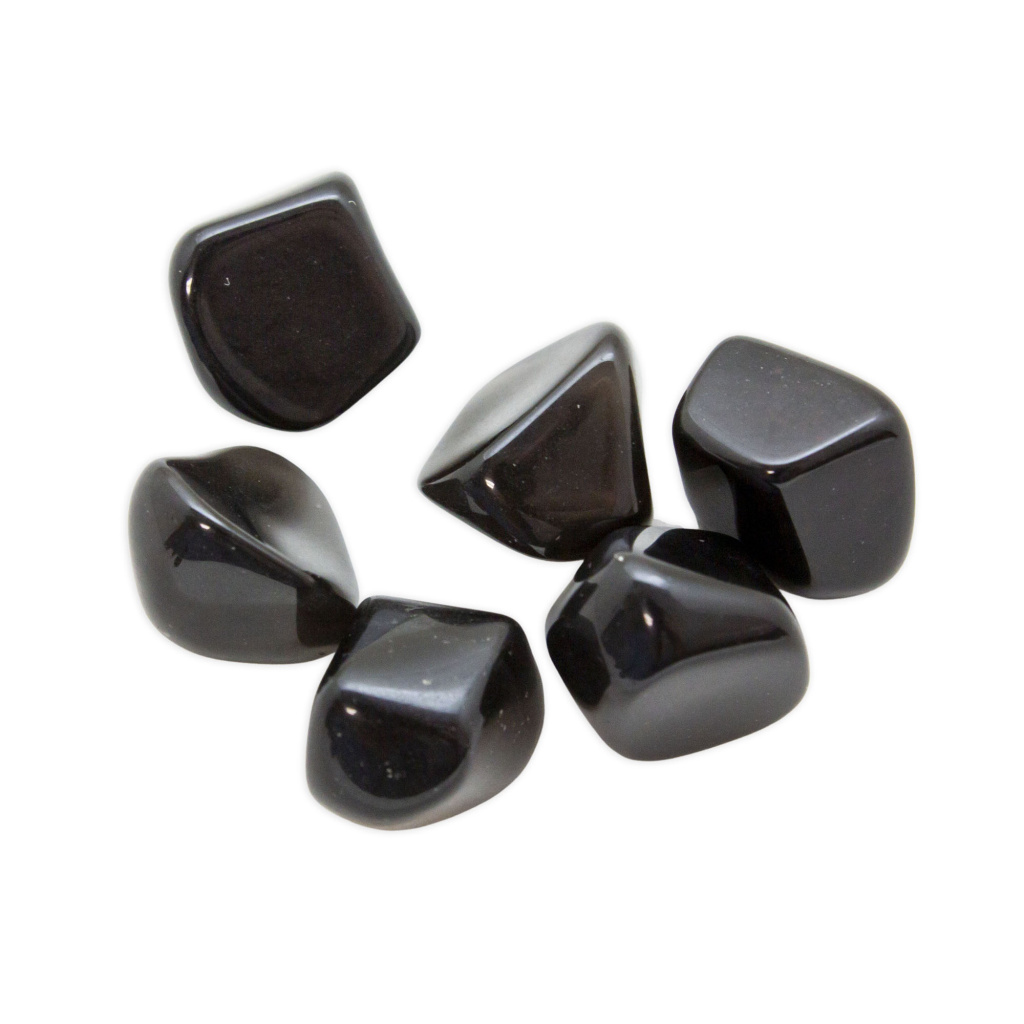 Black Obsidian Tumbled Set (S) - Crystal Vaults