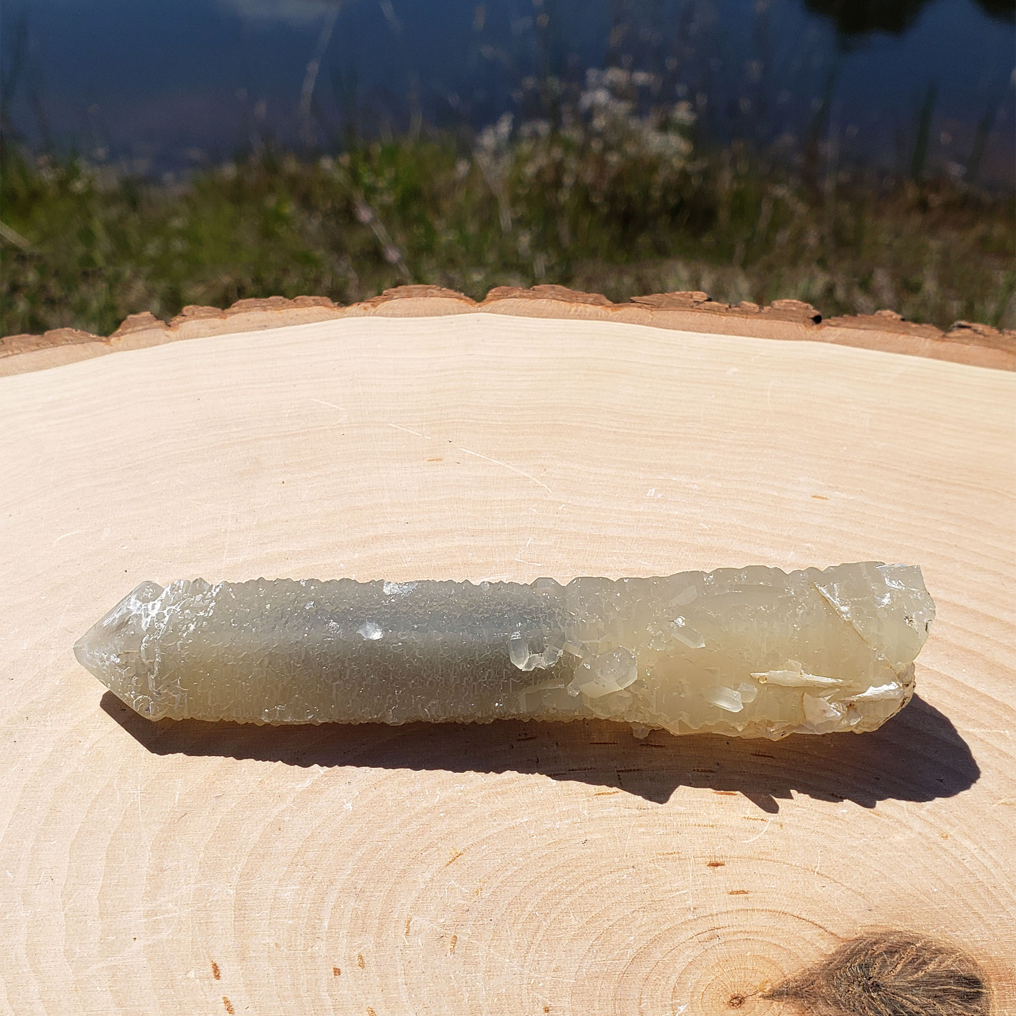 Reiki “Water Dia Ko Mio” Mongolian Quartz Crystal - Crystal Vaults