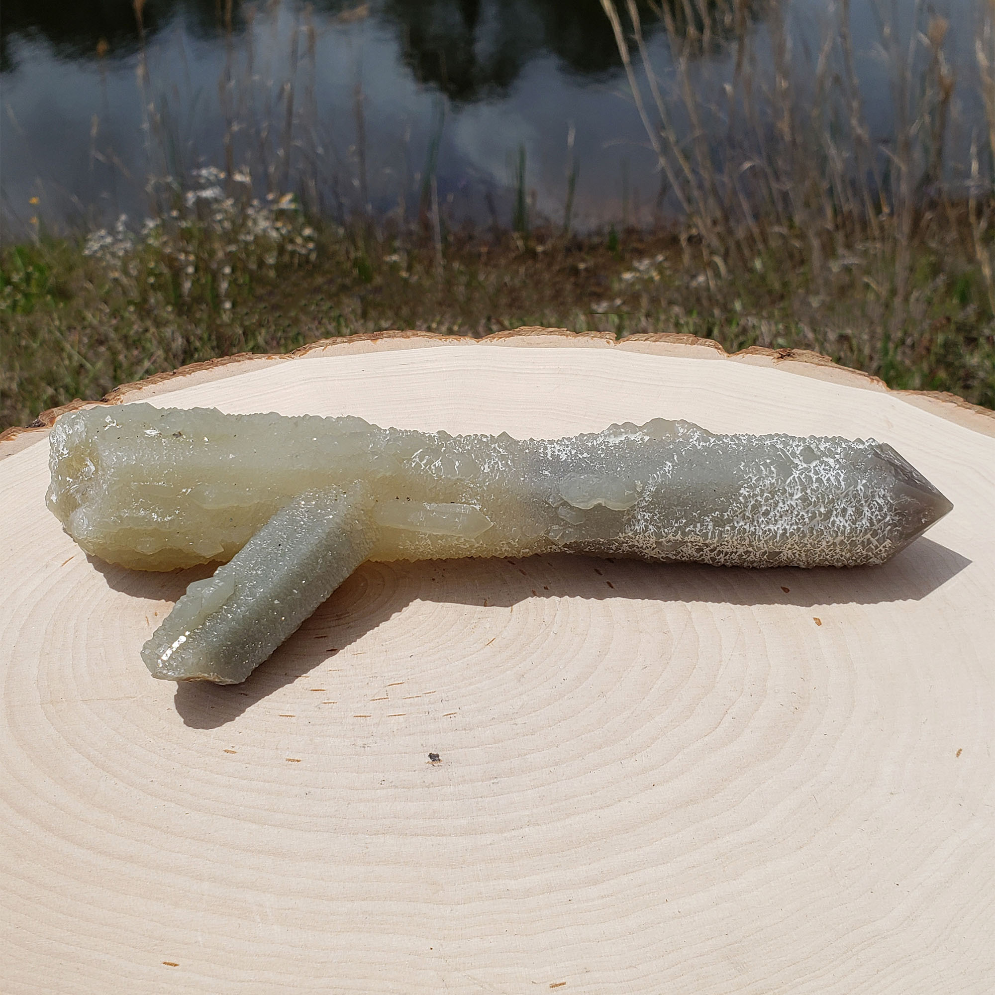 Reiki “Water Dia Ko Mio” Mongolian Quartz Crystal - Crystal Vaults