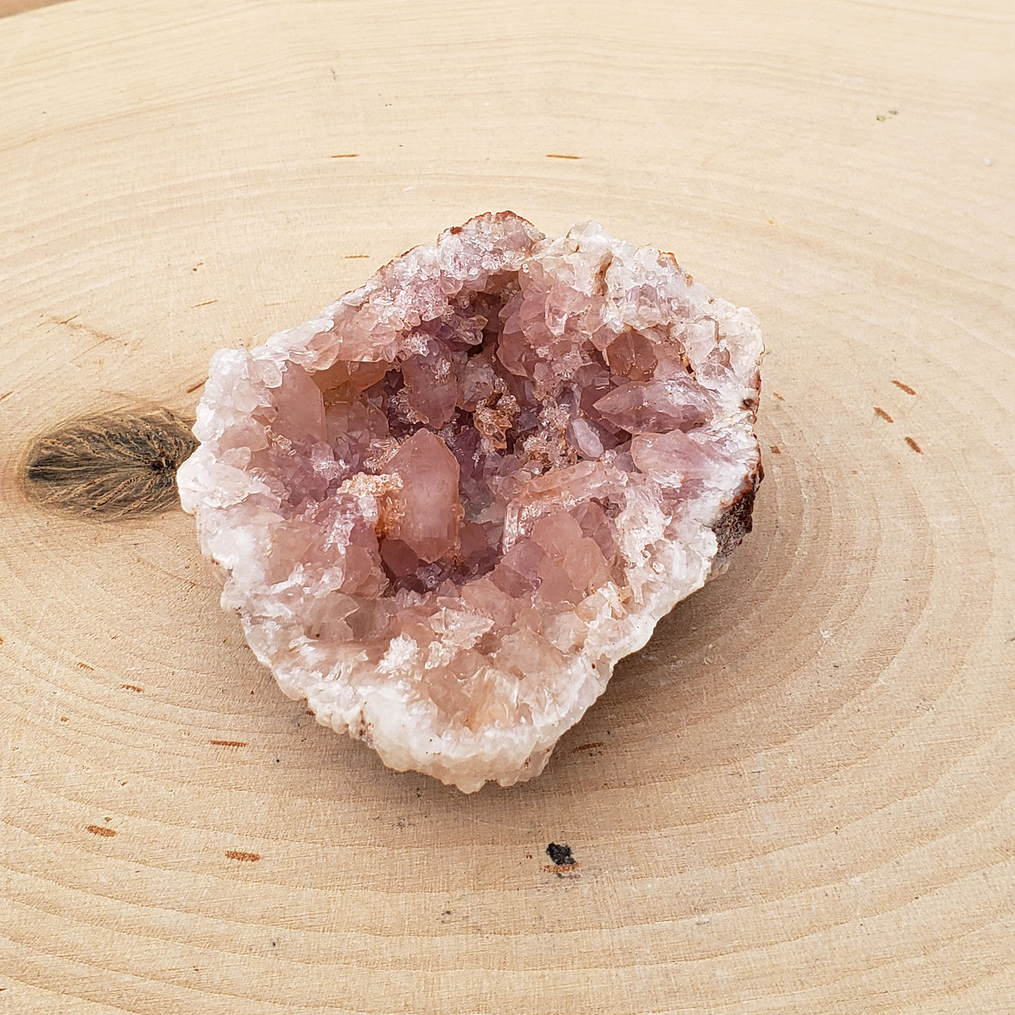 Pink Amethyst Cluster - Crystal Vaults