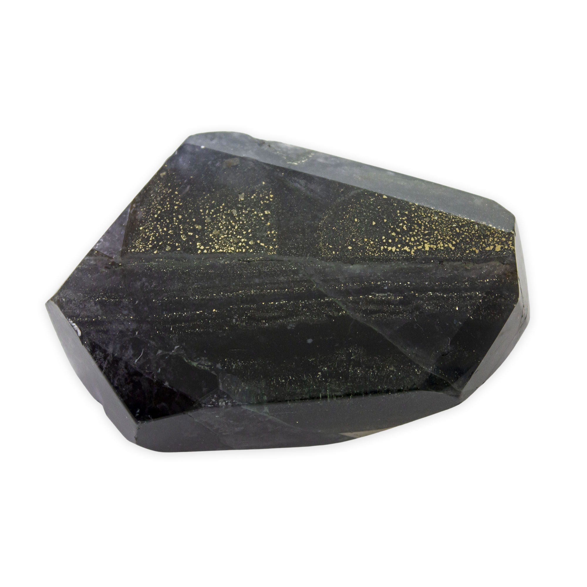 Fluorite with Pyrite Freeform - Crystal Vaults