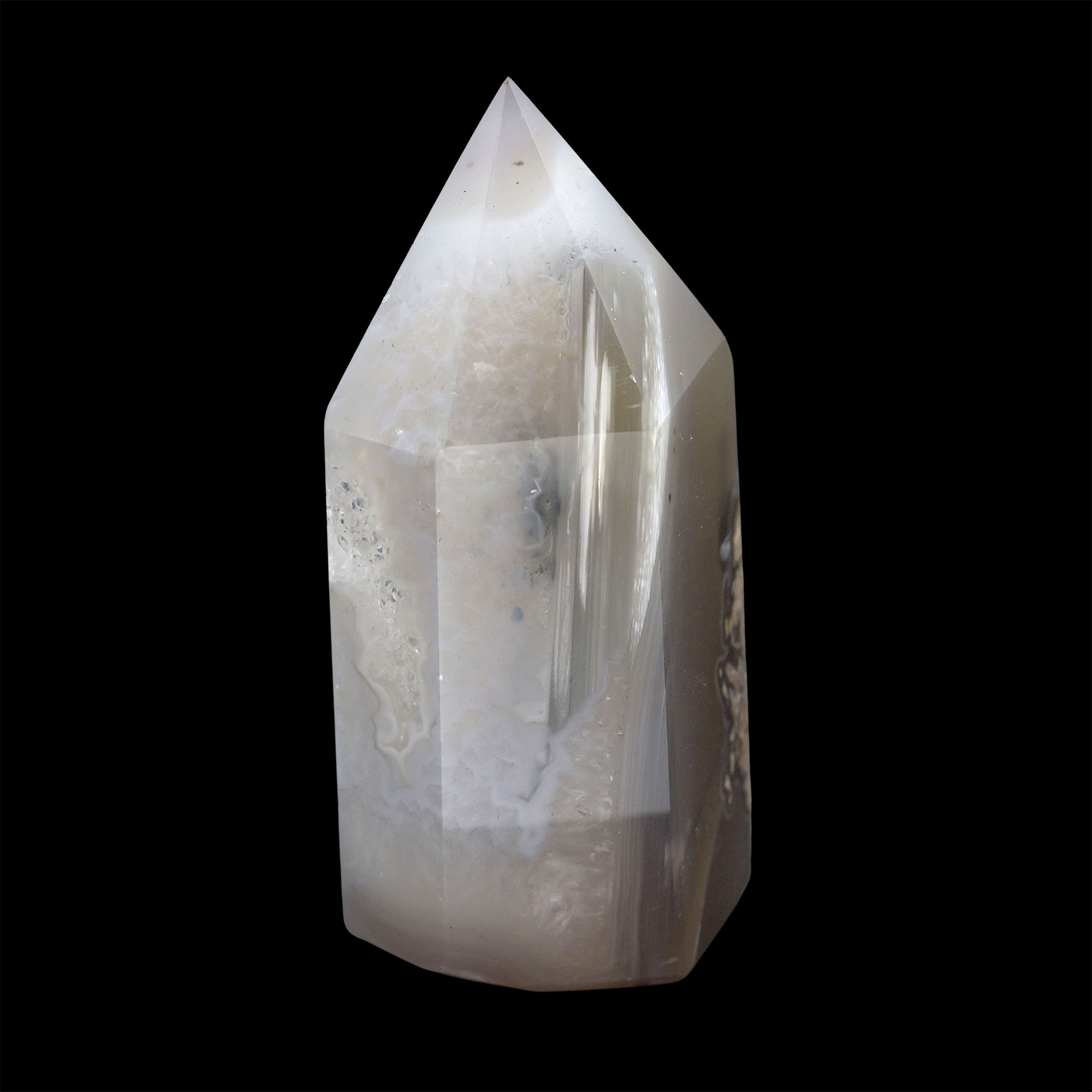 Agate Druzy Point - Crystal Vaults