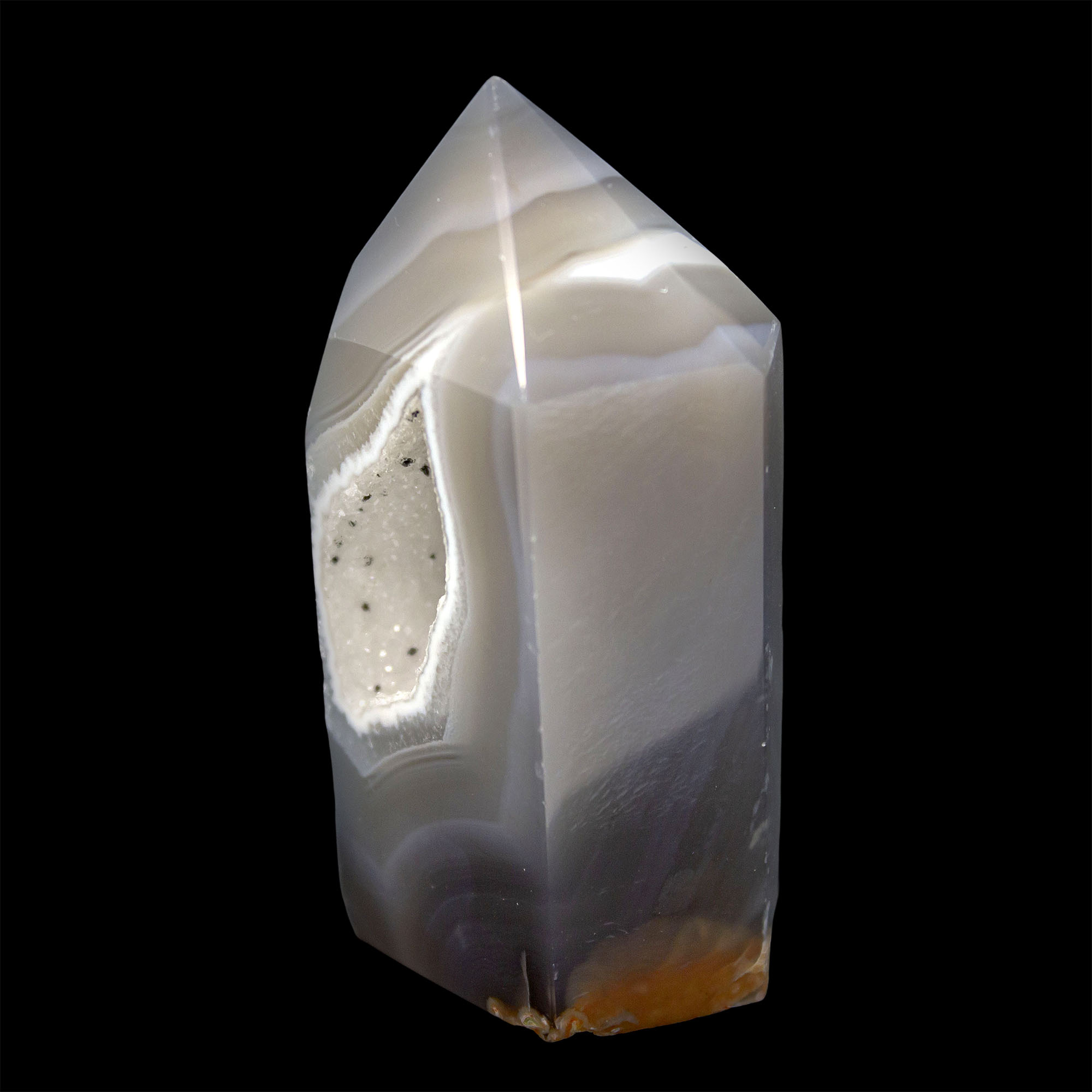 Agate Druzy Point - Crystal Vaults