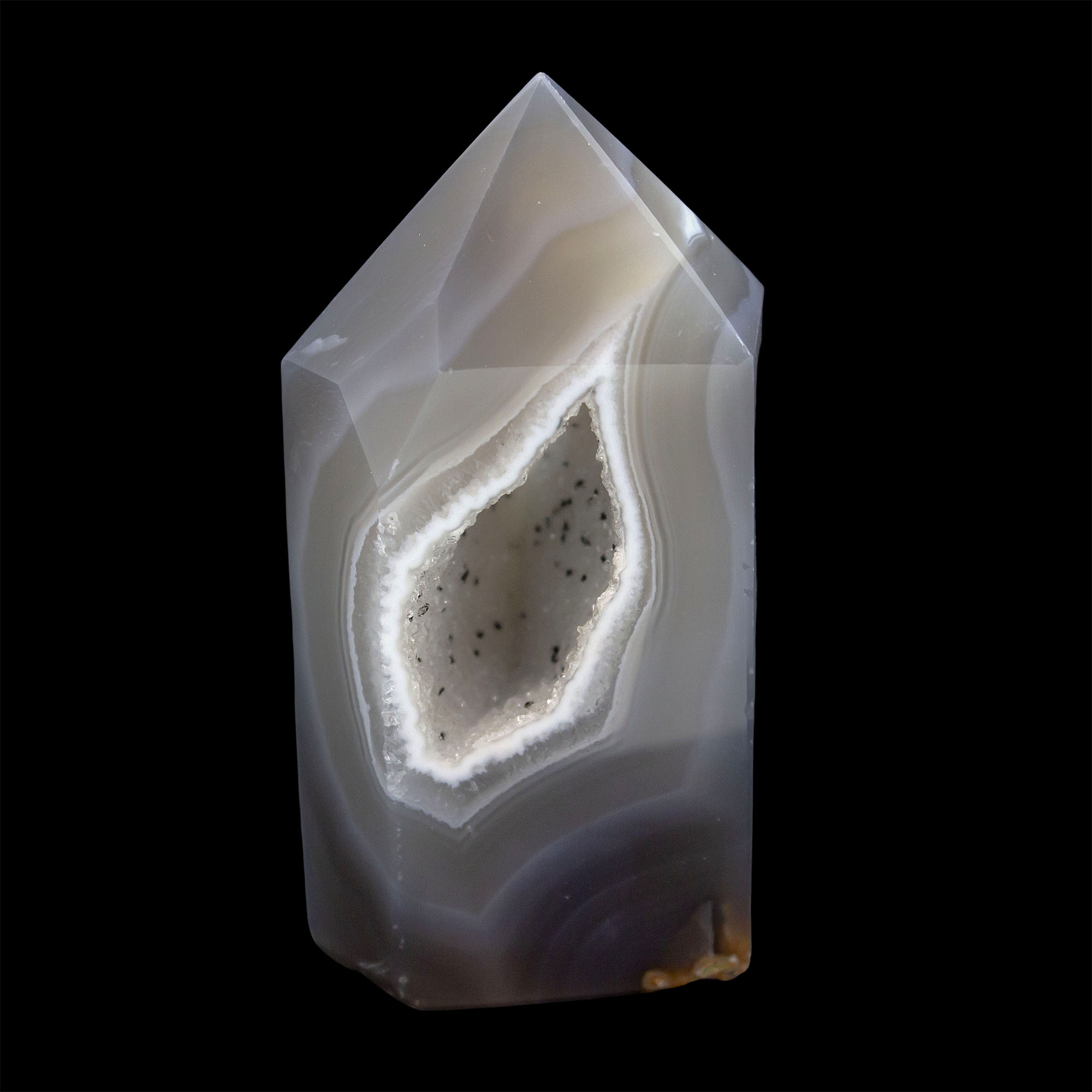 Agate Druzy Point - Crystal Vaults