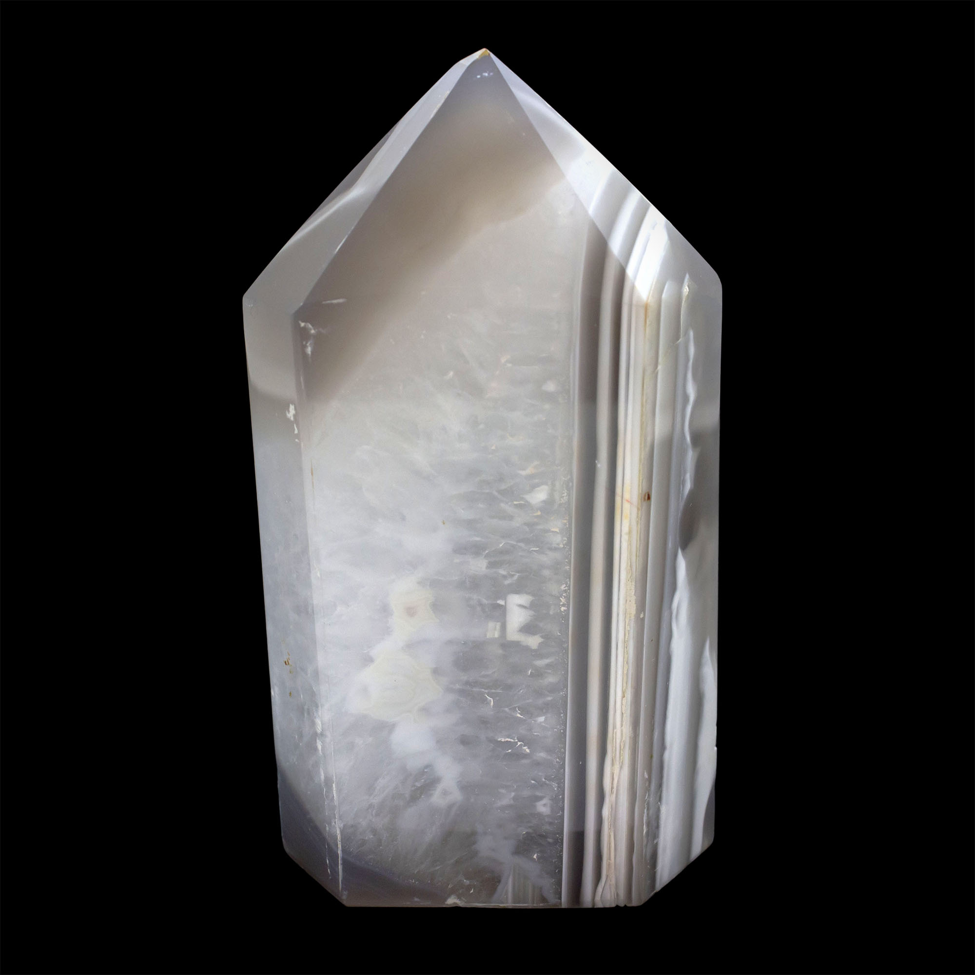 Agate Druzy Point - Crystal Vaults