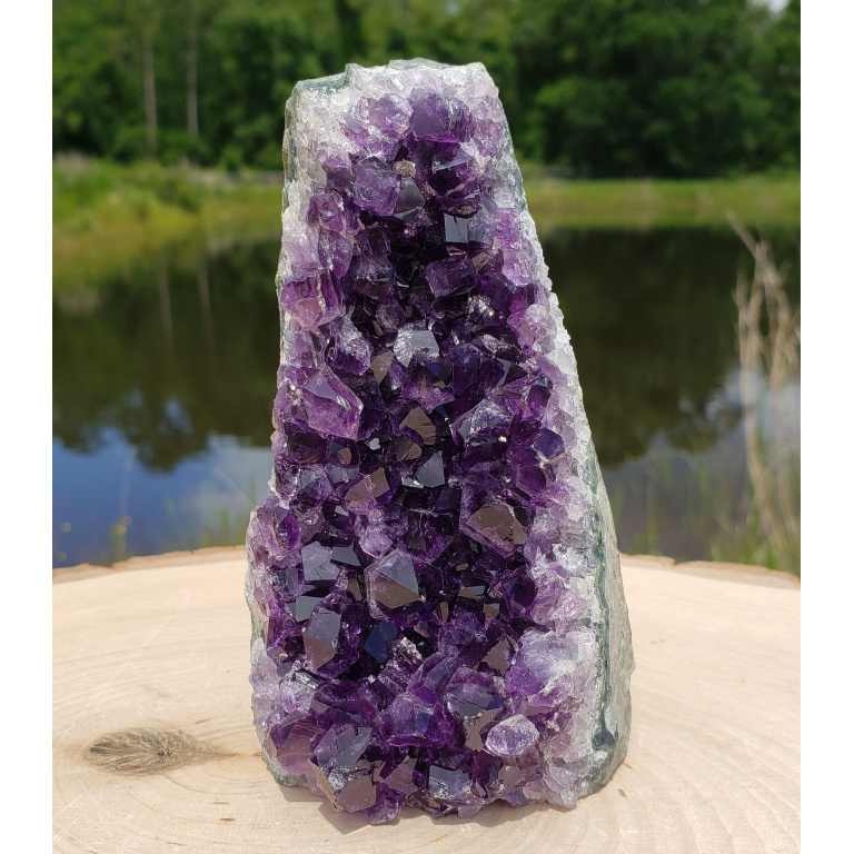 Uruguay Amethyst Display Piece - Crystal Vaults