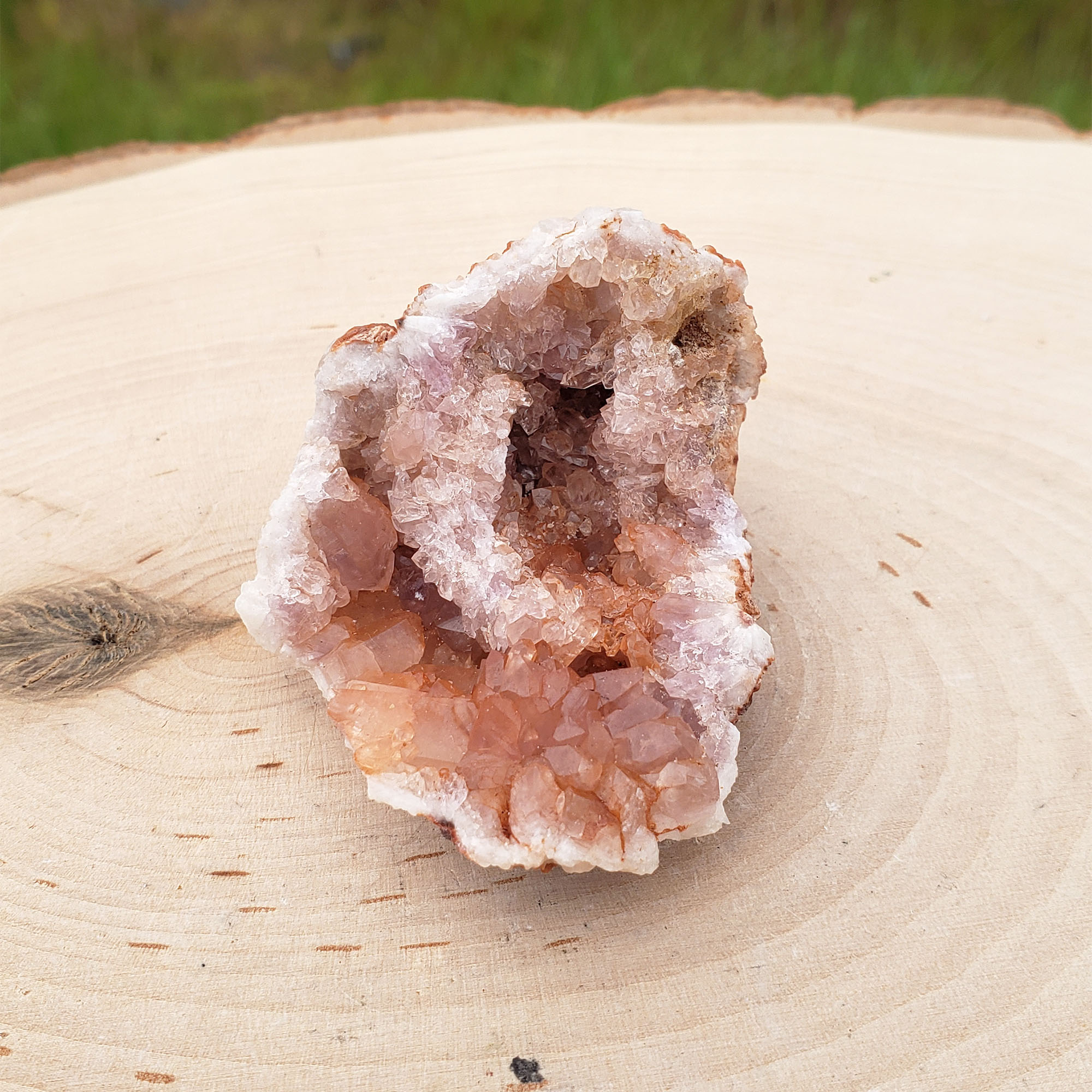 Pink Amethyst Cluster - Crystal Vaults
