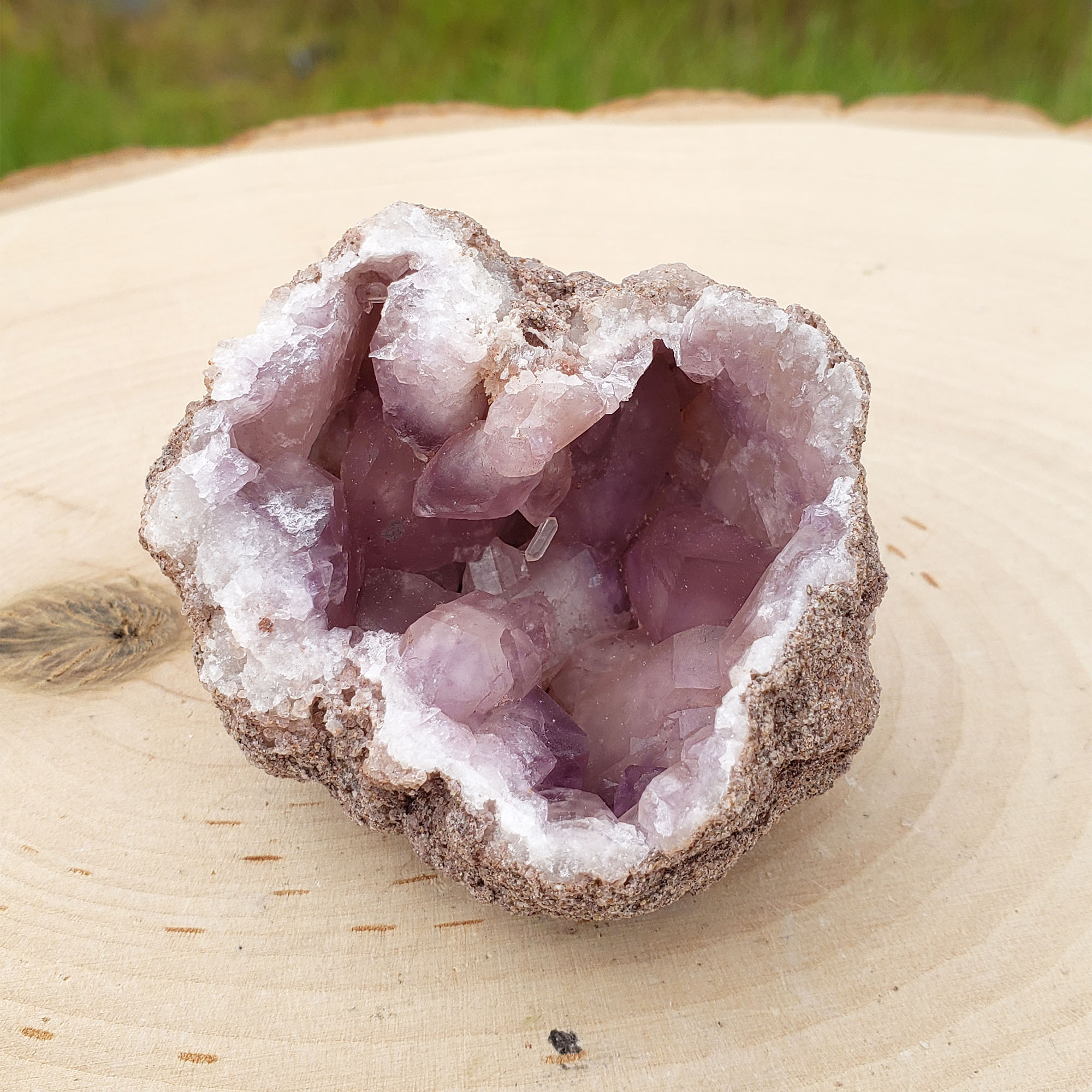 Pink Amethyst Cluster - Crystal Vaults