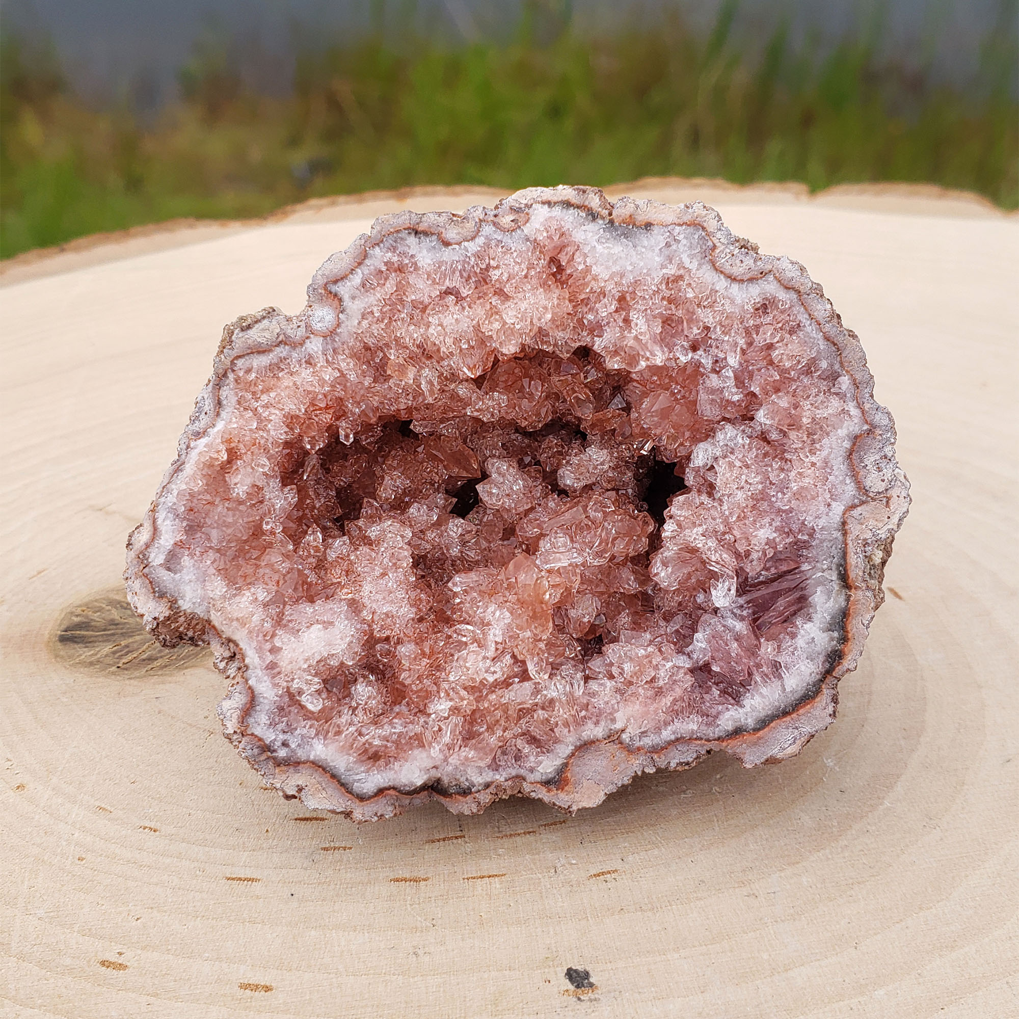 Pink Amethyst Cluster - Crystal Vaults